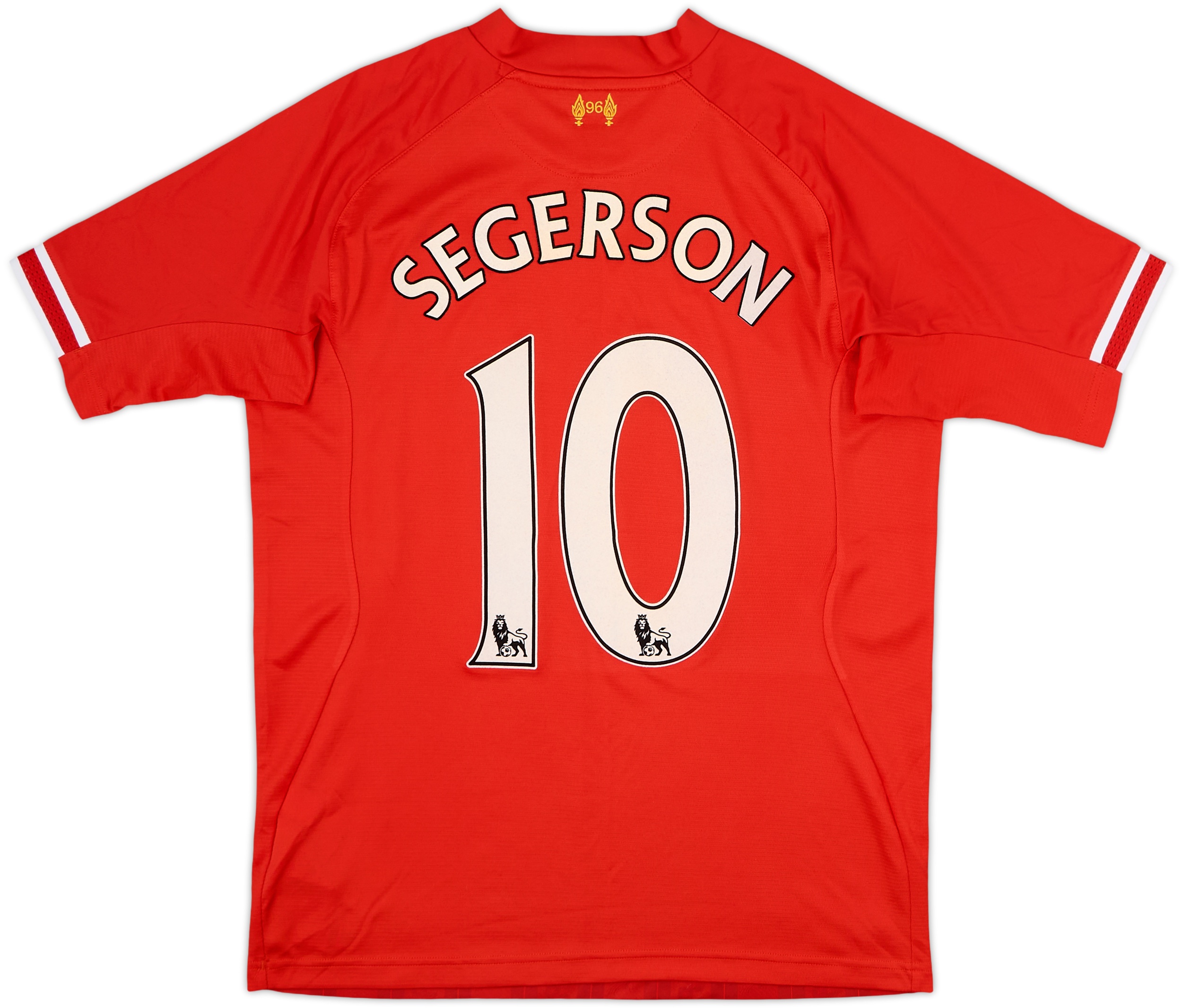 2013-14 Liverpool Home Shirt Segerson #10 - 8/10 - (M)
