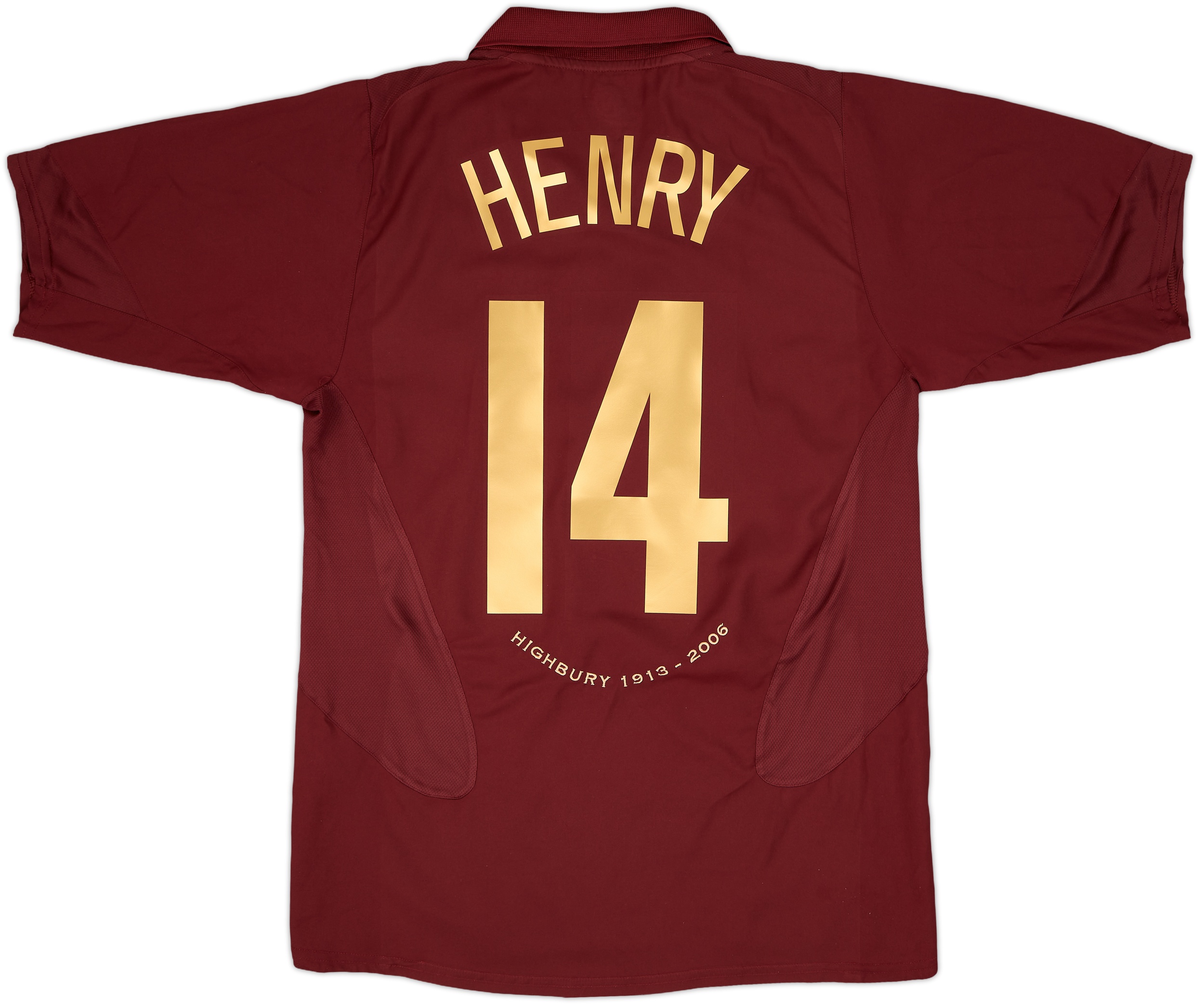 2005-06 Arsenal Home Shirt Henry #14 - 8/10 - (M)