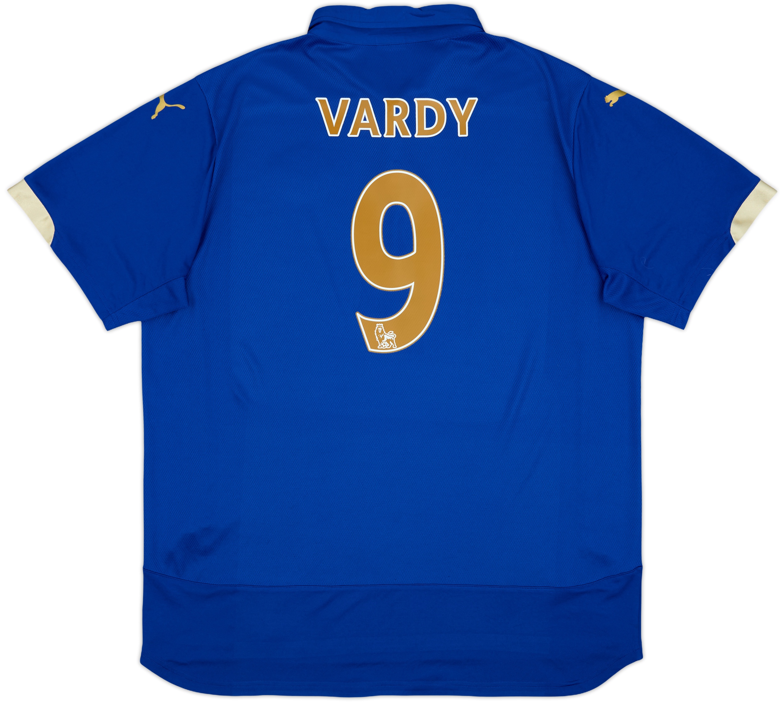 2014-15 Leicester Home Shirt Vardy #9 - 8/10 - (XXL)