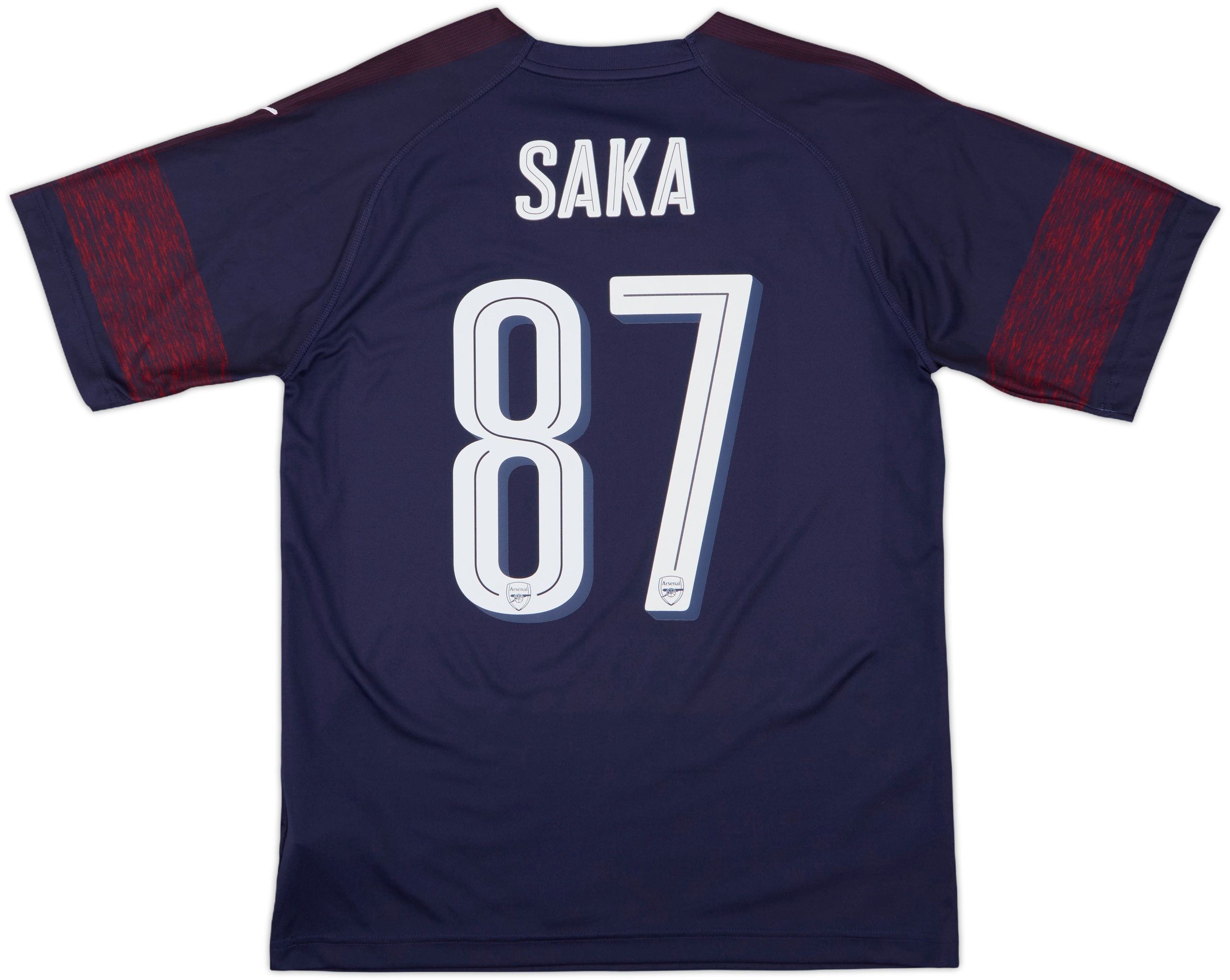 2018-19 Arsenal Away Shirt Saka #87 - 10/10 - (M)
