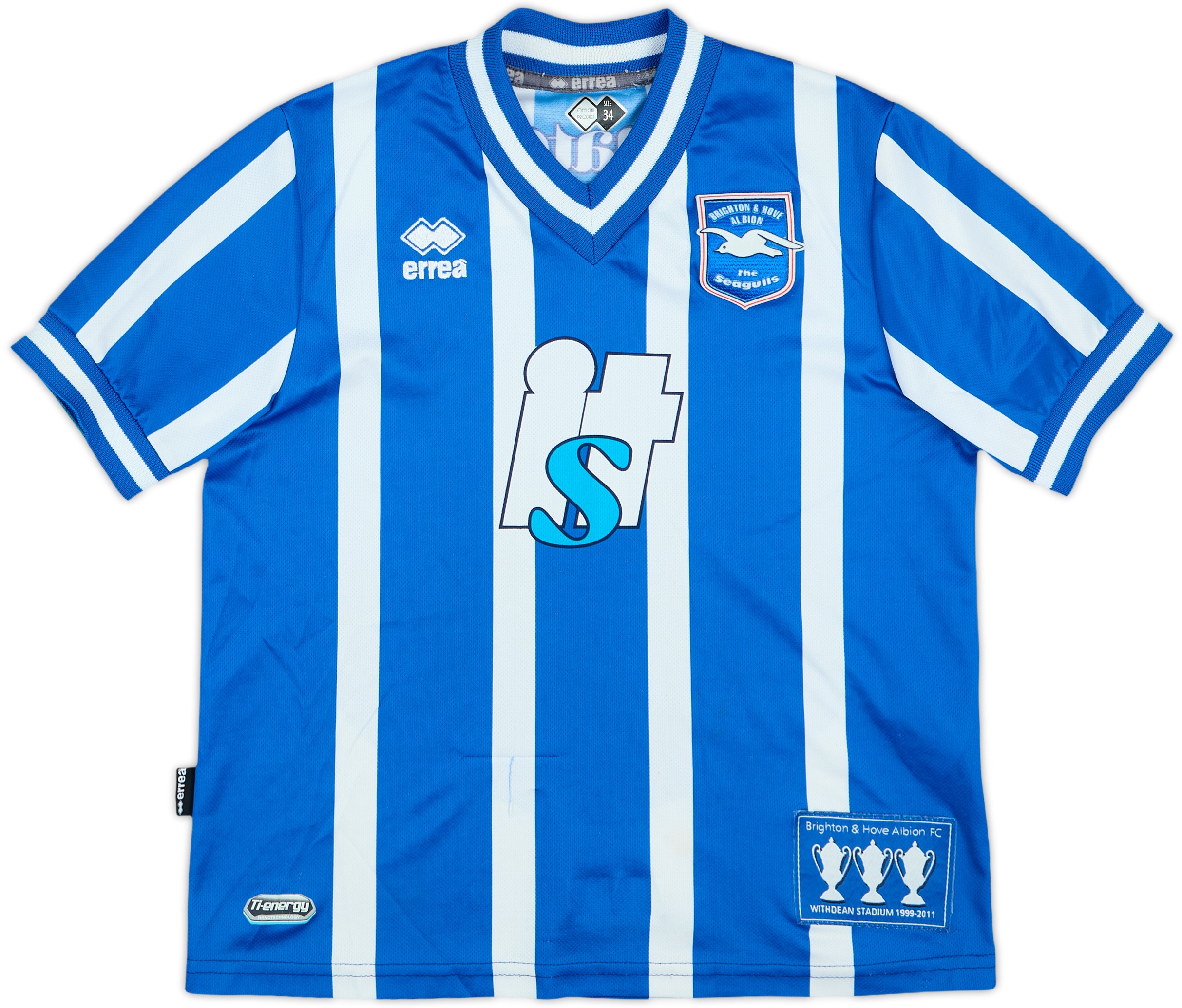 2010-11 Brighton Home Shirt - 6/10 - (M.Boys)