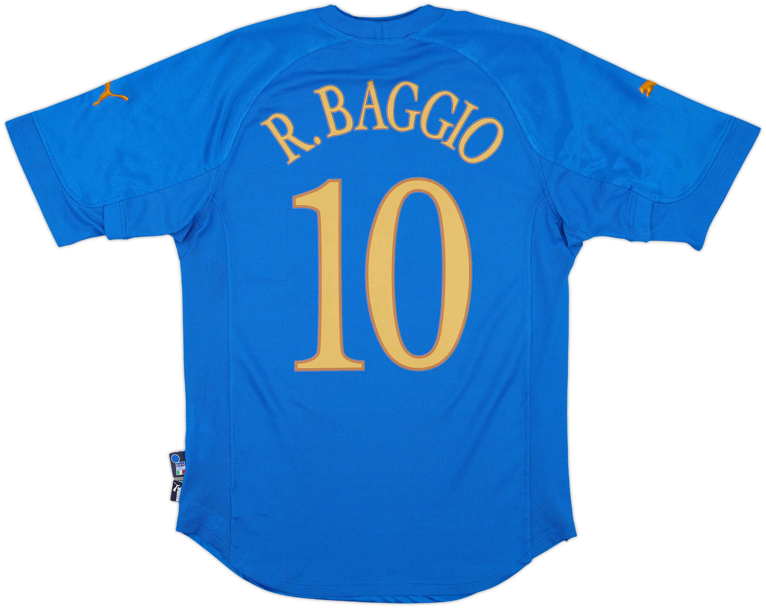 2004-06 Italy Home Shirt Baggio #10 - 10/10 - (M)