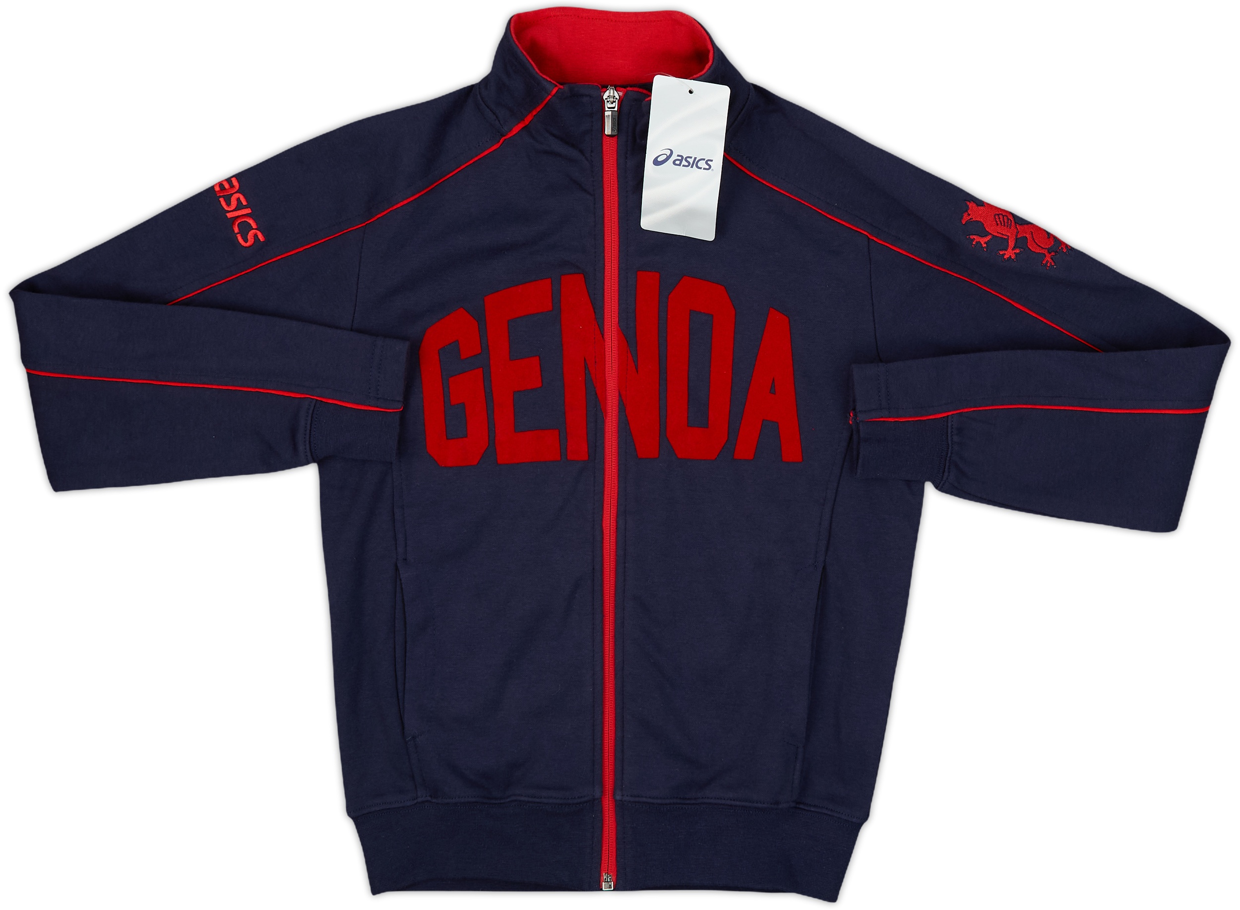 2011-12 Genoa Asics Track Jacket (S.Boys)