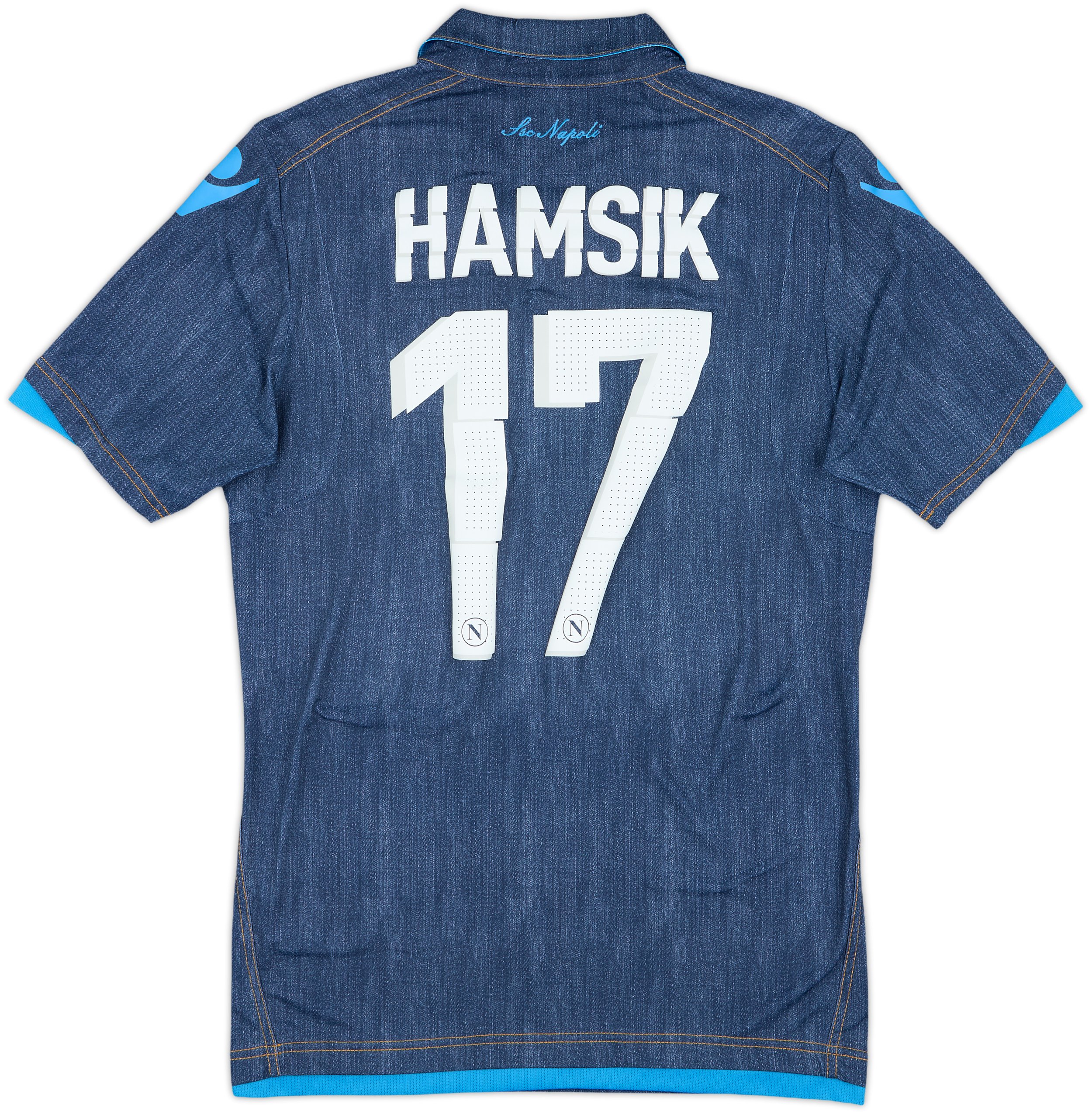 2014-15 Napoli Away Shirt Hamsik #17 - 8/10 - (M)