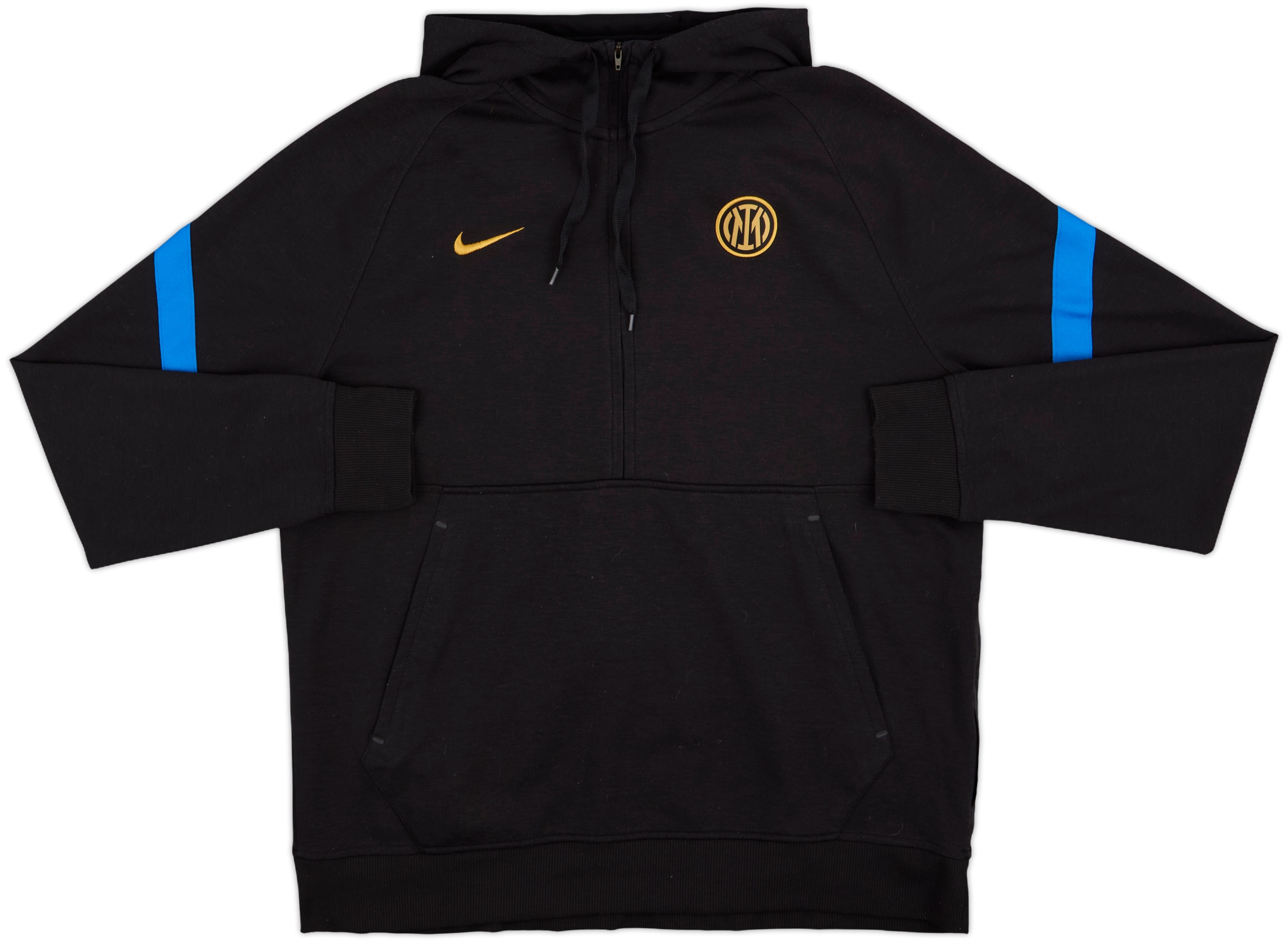 2020-21 Inter Milan Nike Hooded Track Jacket - 8/10 - (XL)