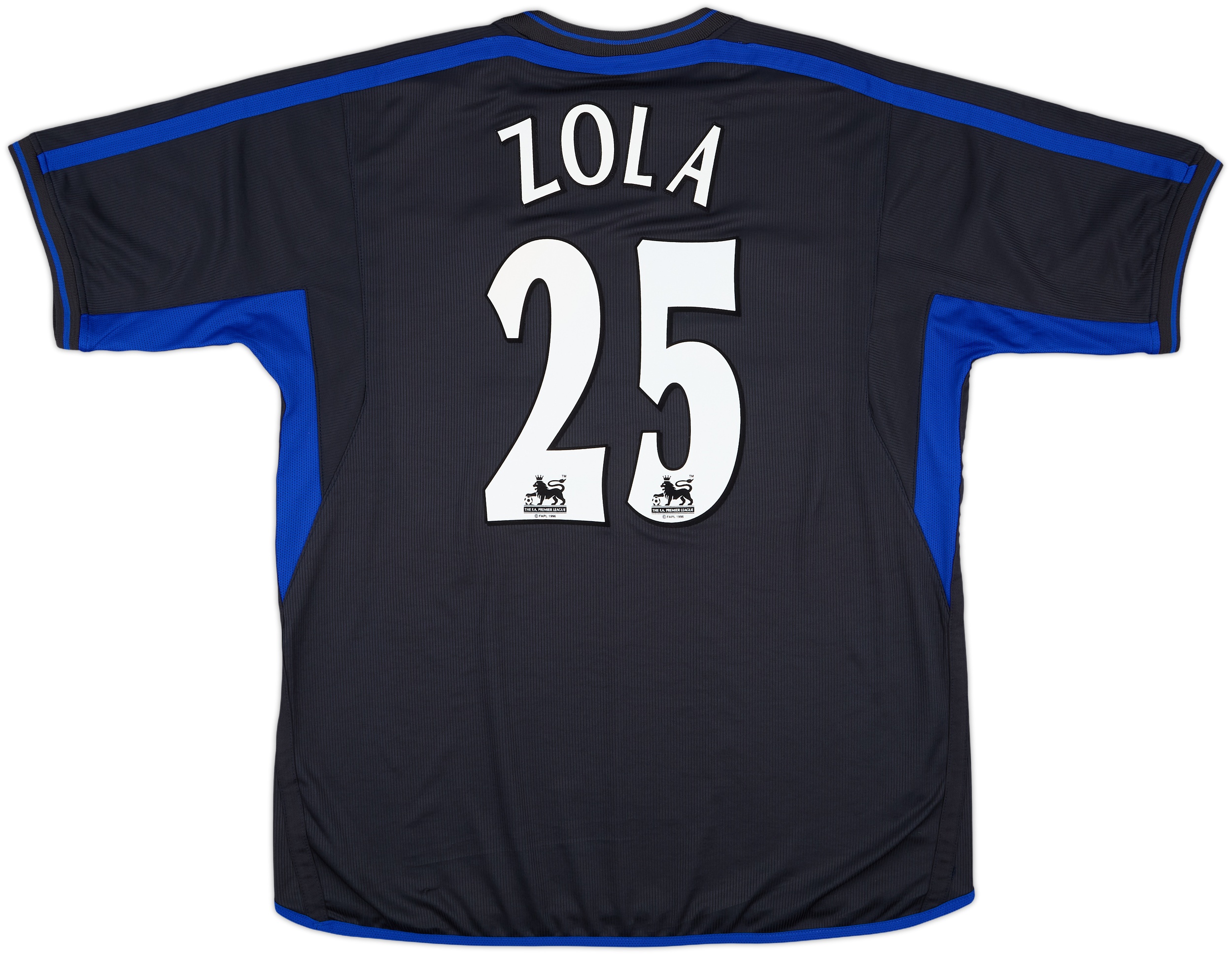 2002-04 Chelsea Away Shirt Zola #25 - 9/10 - (XL)