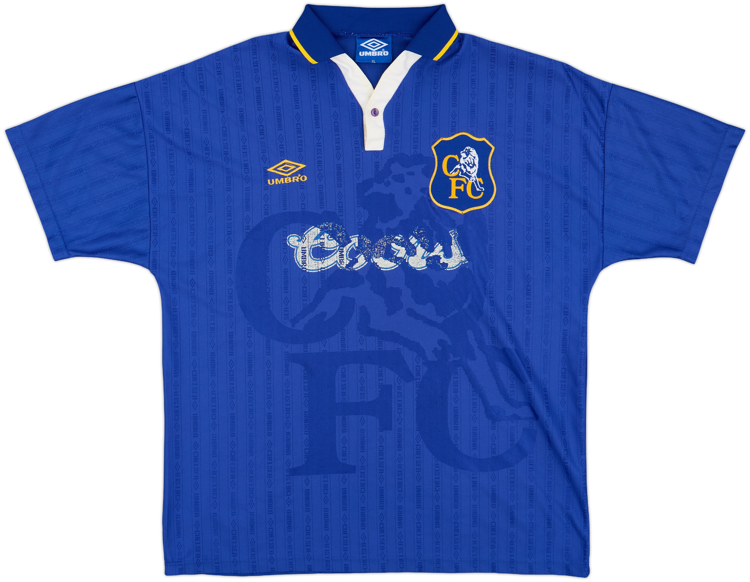 1995-97 Chelsea Home Shirt - 4/10 - (XL)