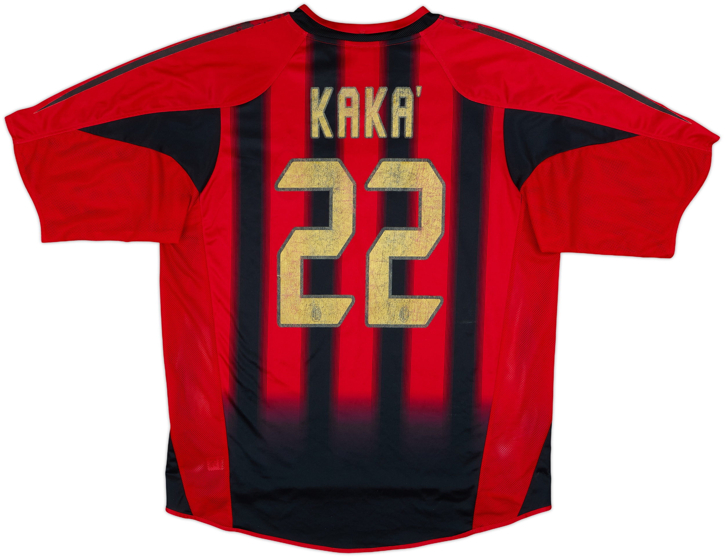 2004-05 AC Milan Home Shirt Kaka #22 - 4/10 - (L)