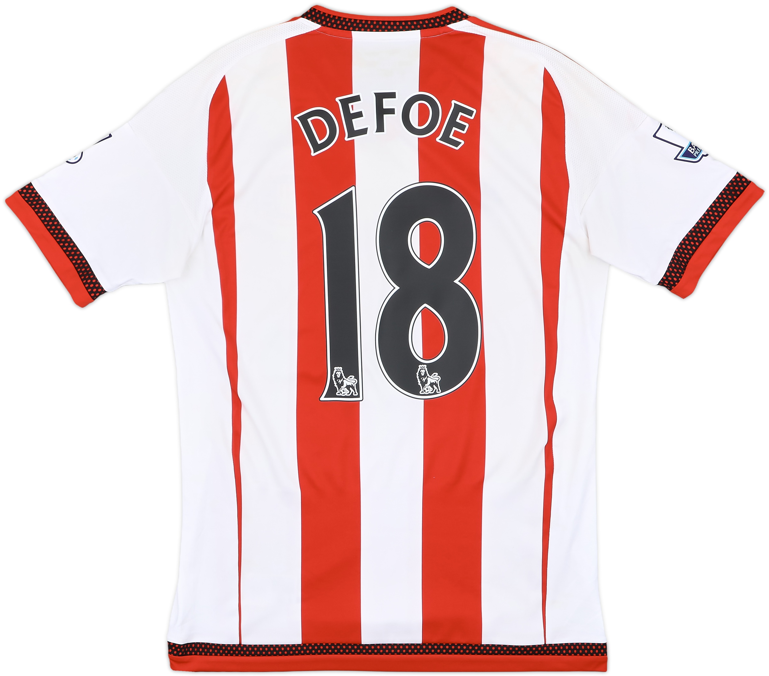 2015-16 Sunderland Home Shirt Defoe #18 - 7/10 - (S)