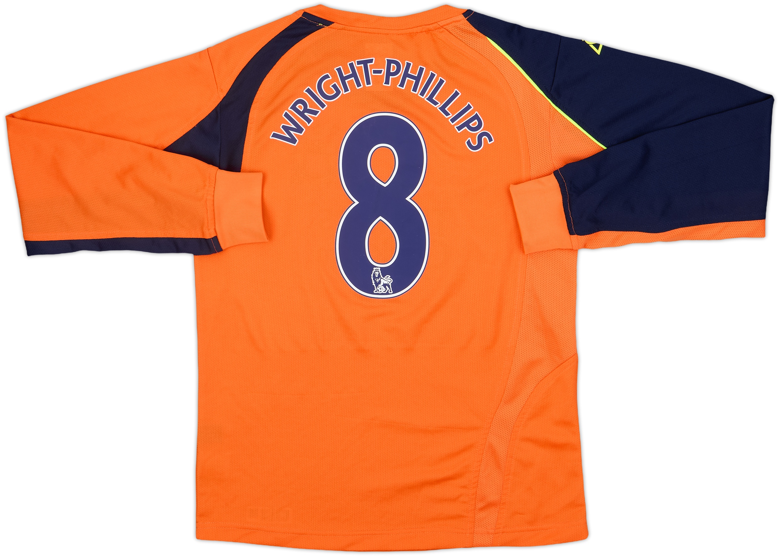 2008-09 Manchester City Third L/S Shirt Wright-Phillips #8 - 9/10 - (XL ...