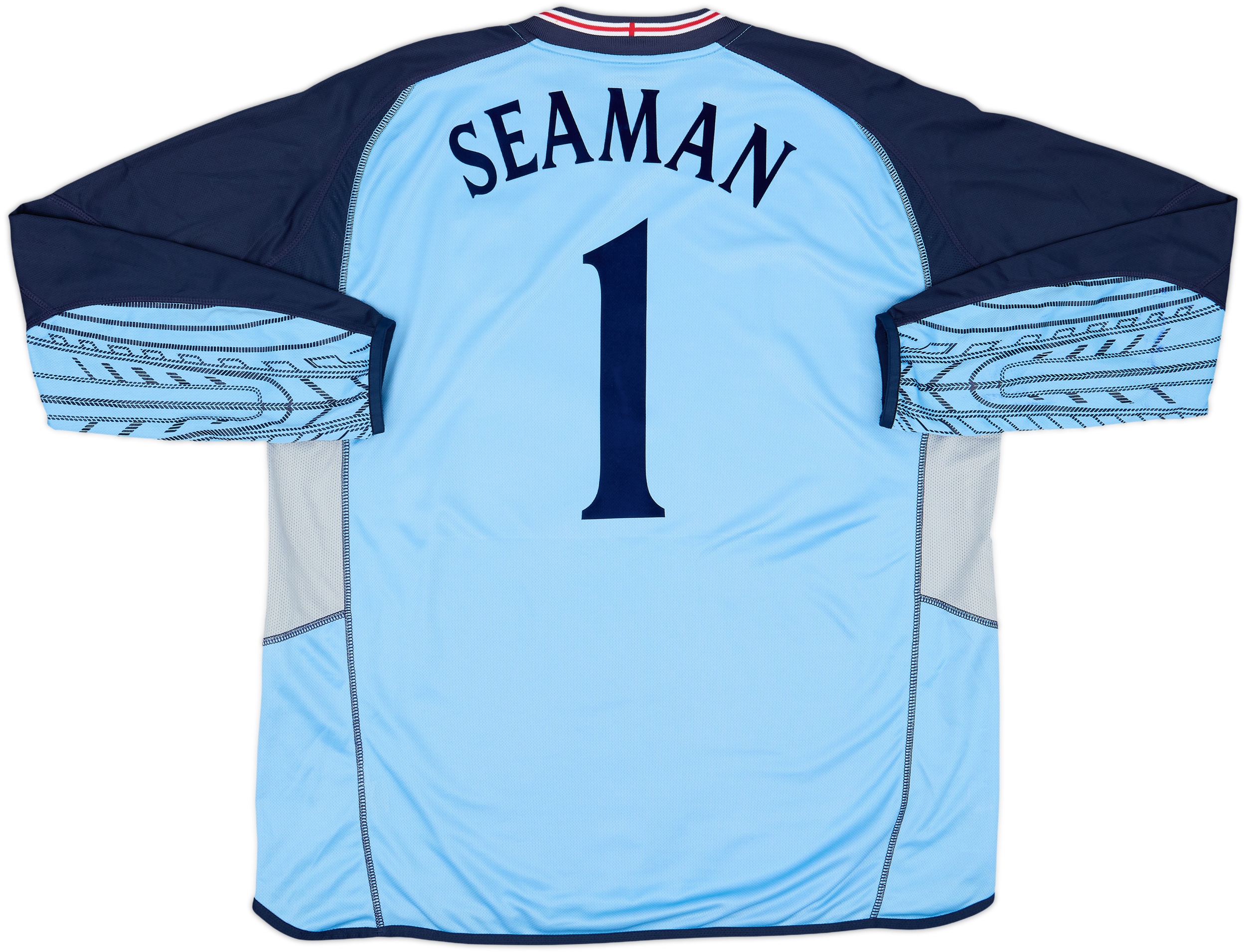 2002-03 England GK Shirt Seaman #1 - 8/10 - (XXL)