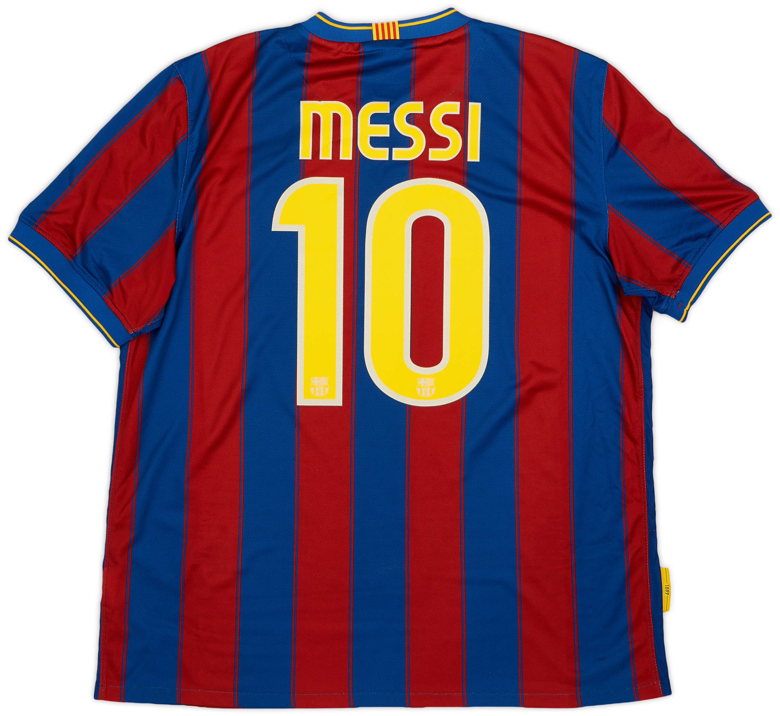 2009-10 Barcelona Home Shirt Messi #10 - 9/10 - (XL)