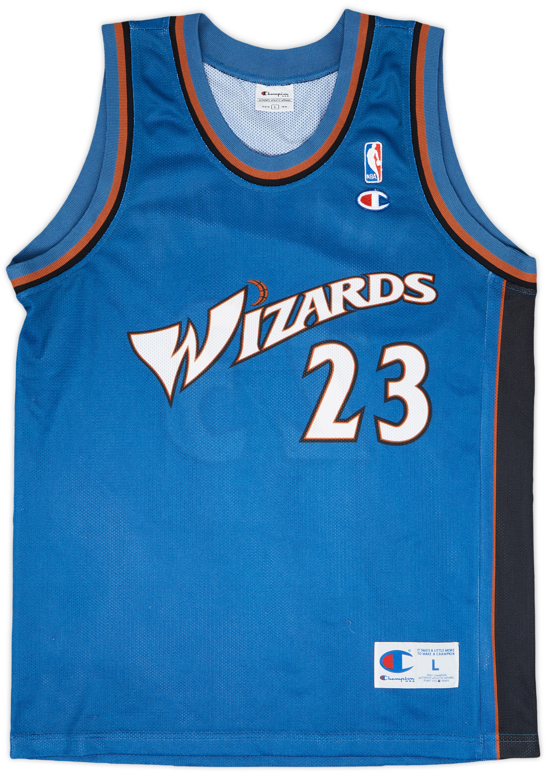 2001-03 Washington Wizards Jordan #23 Champion Away Jersey - 9/10 - (L)