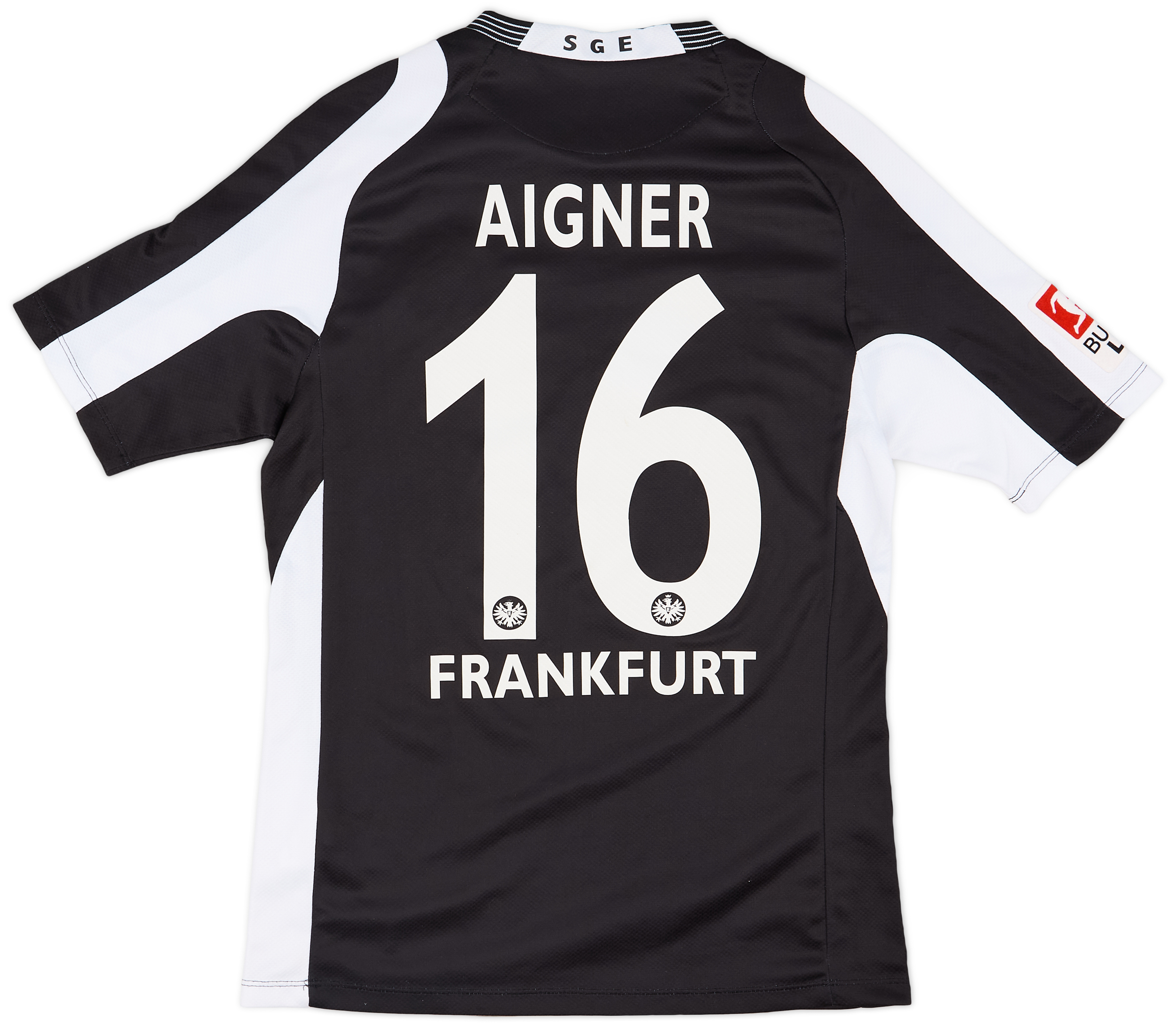 2013-14 Eintracht Frankfurt Away Shirt Aigner #16 - 9/10 - (XS)
