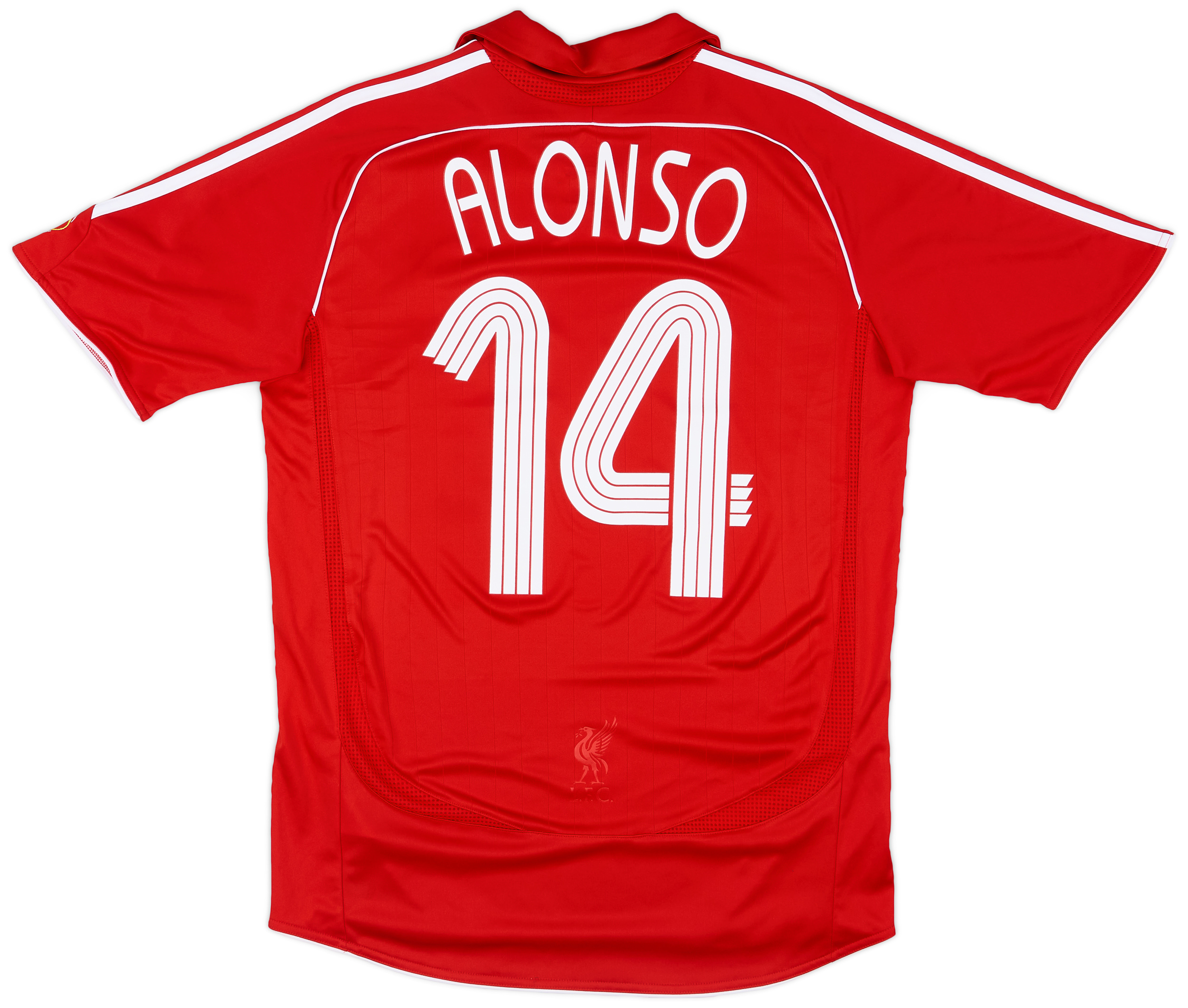 2006-08 Liverpool Home Shirt Alonso #14 - 6/10 - (S)