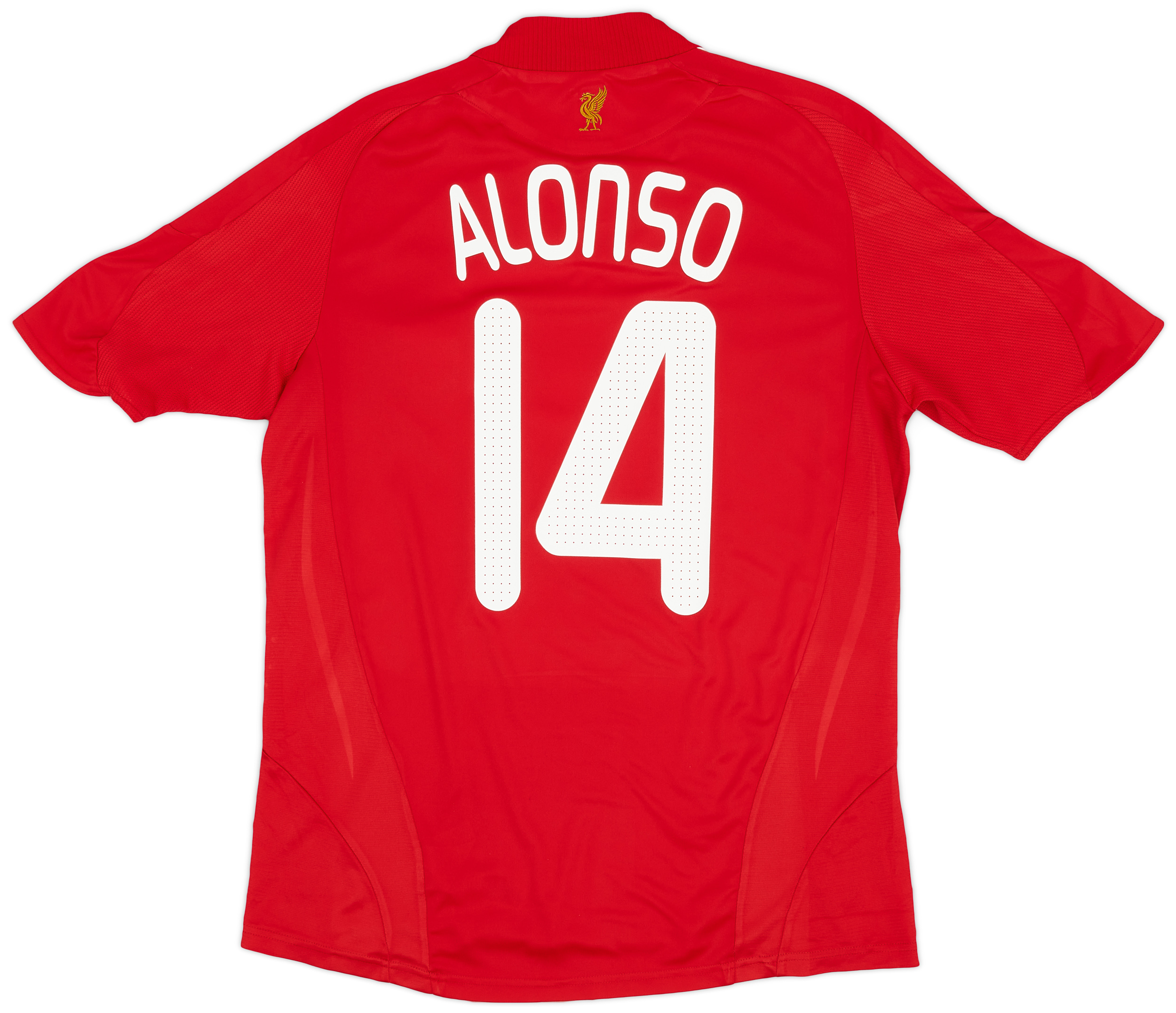 2008-10 Liverpool Home Shirt Alonso #14 - 7/10 - (M)