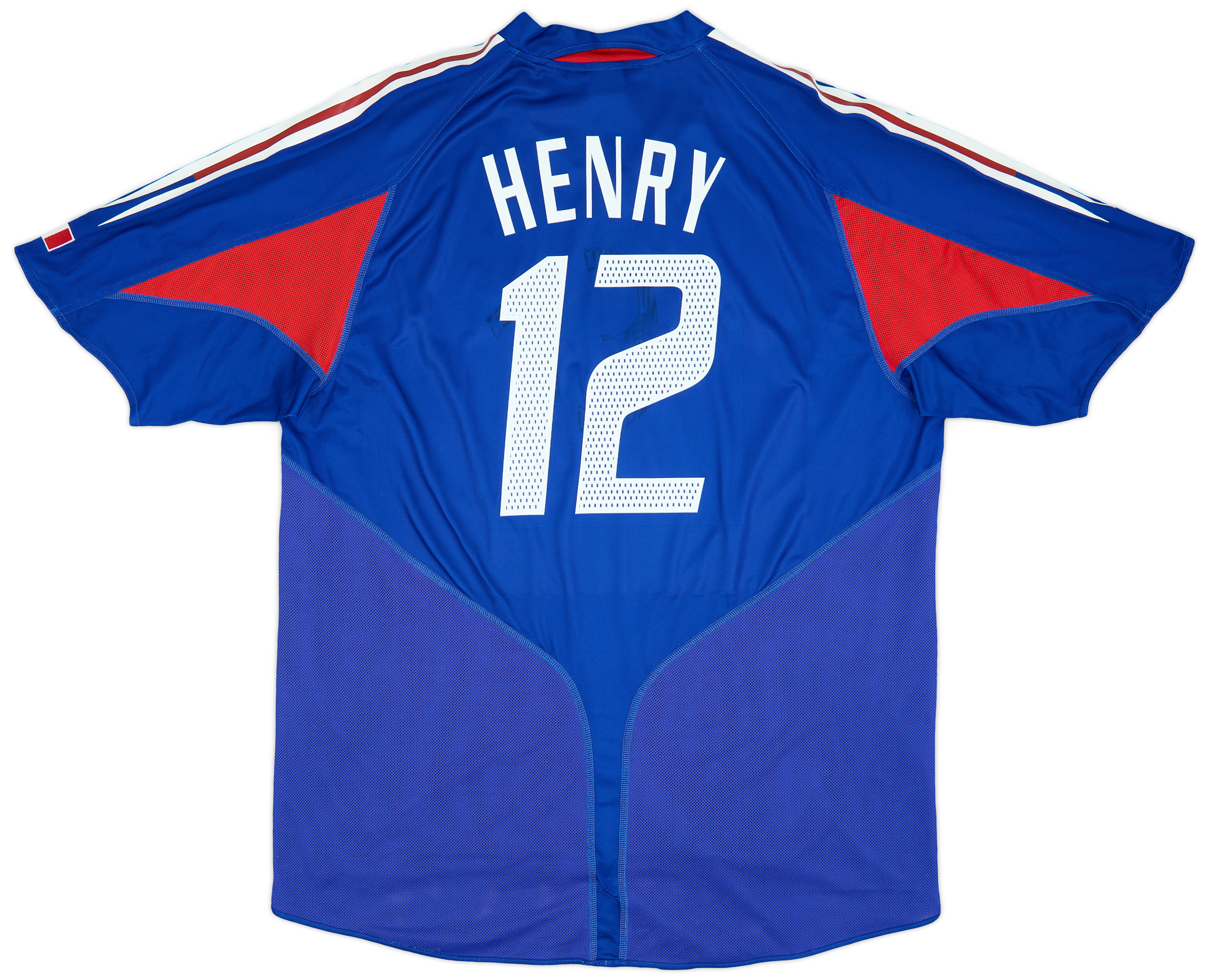 2004-06 France Home Shirt Henry #12 - 7/10 - (XXL)