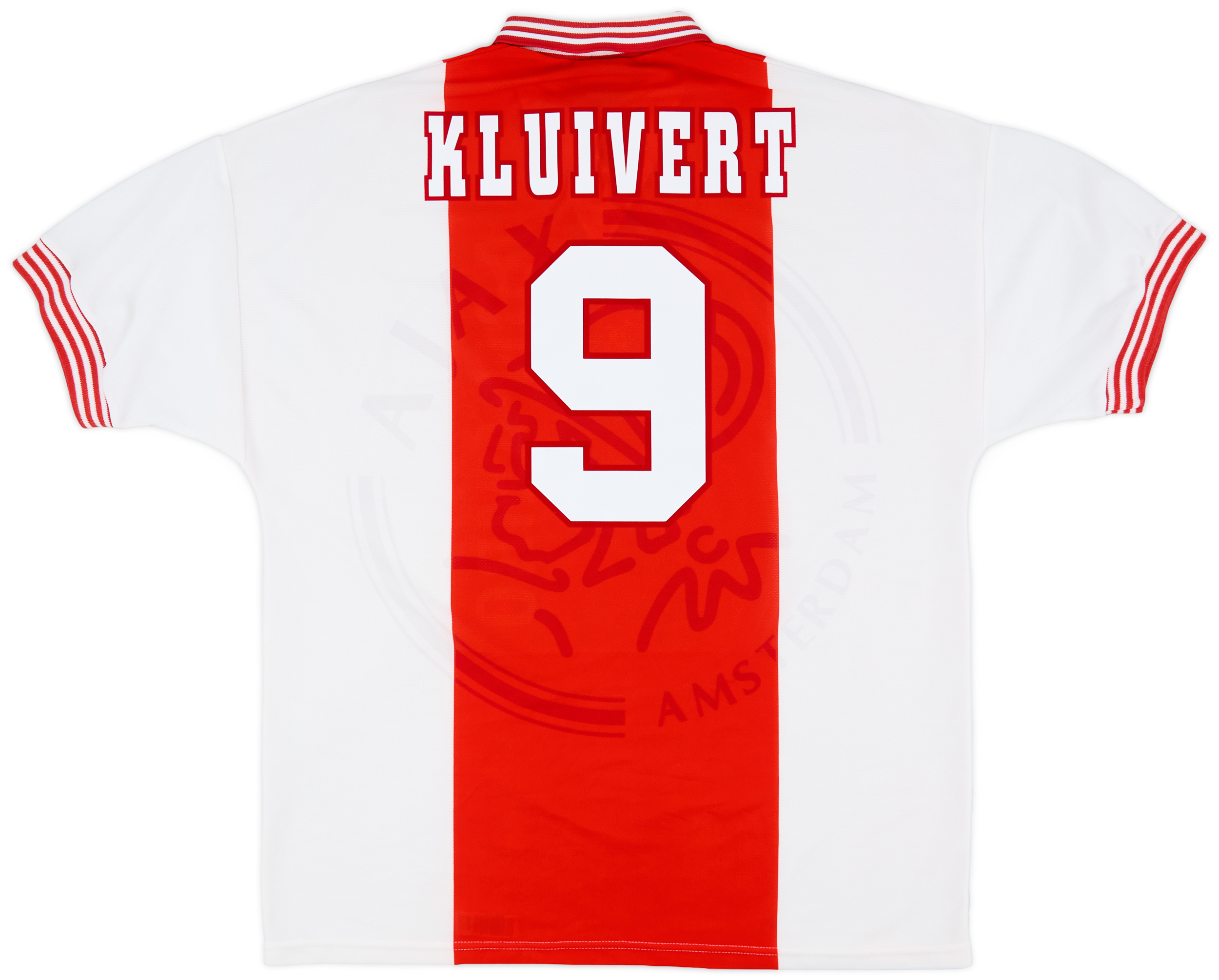 1996-97 Ajax Home Shirt Kluivert #9 - 7/10 - (XL)