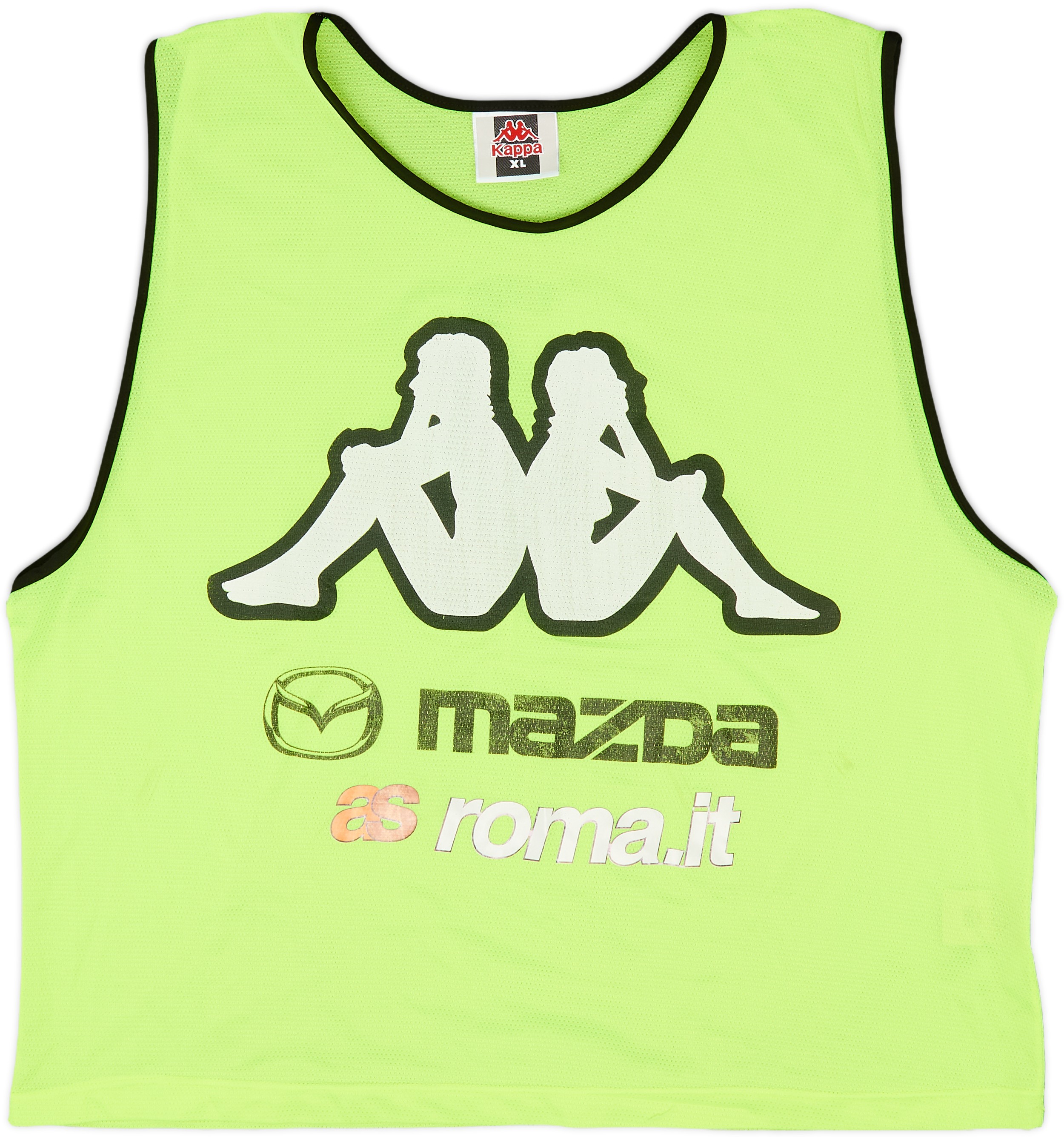 2000-02 Roma Kappa Player Issue Training Bib #2 - 7/10 - (XL)