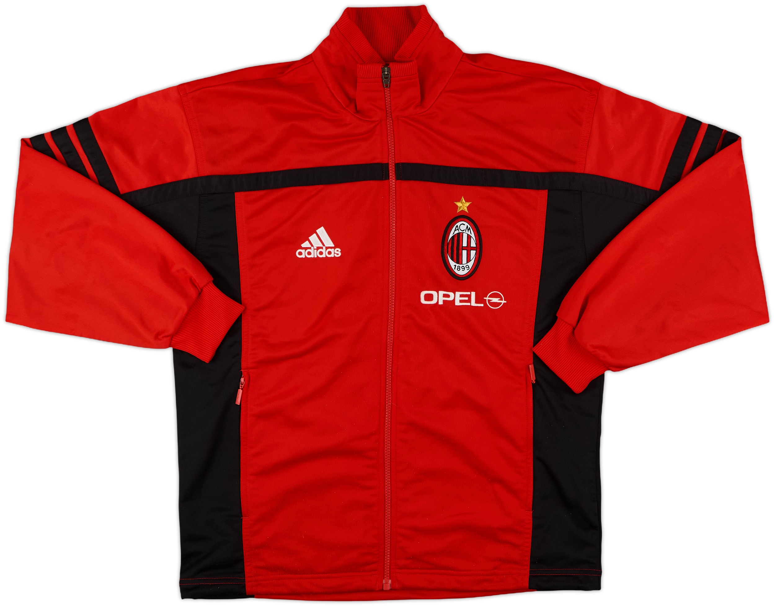 2000-01 AC Milan adidas Track Jacket - 8/10 - (S/M)