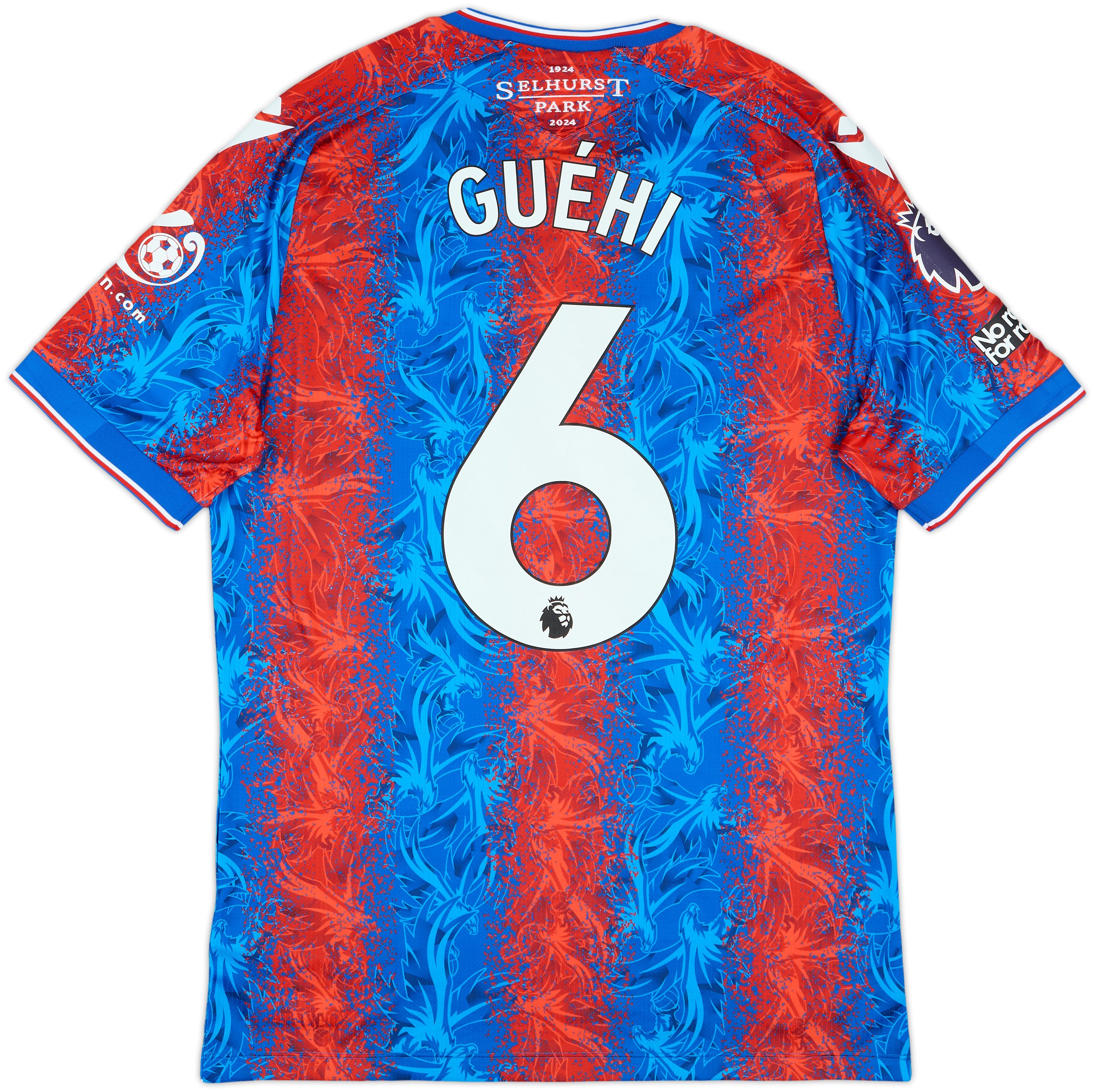 2024-25 Crystal Palace Match Issue Home Shirt Guehi #6