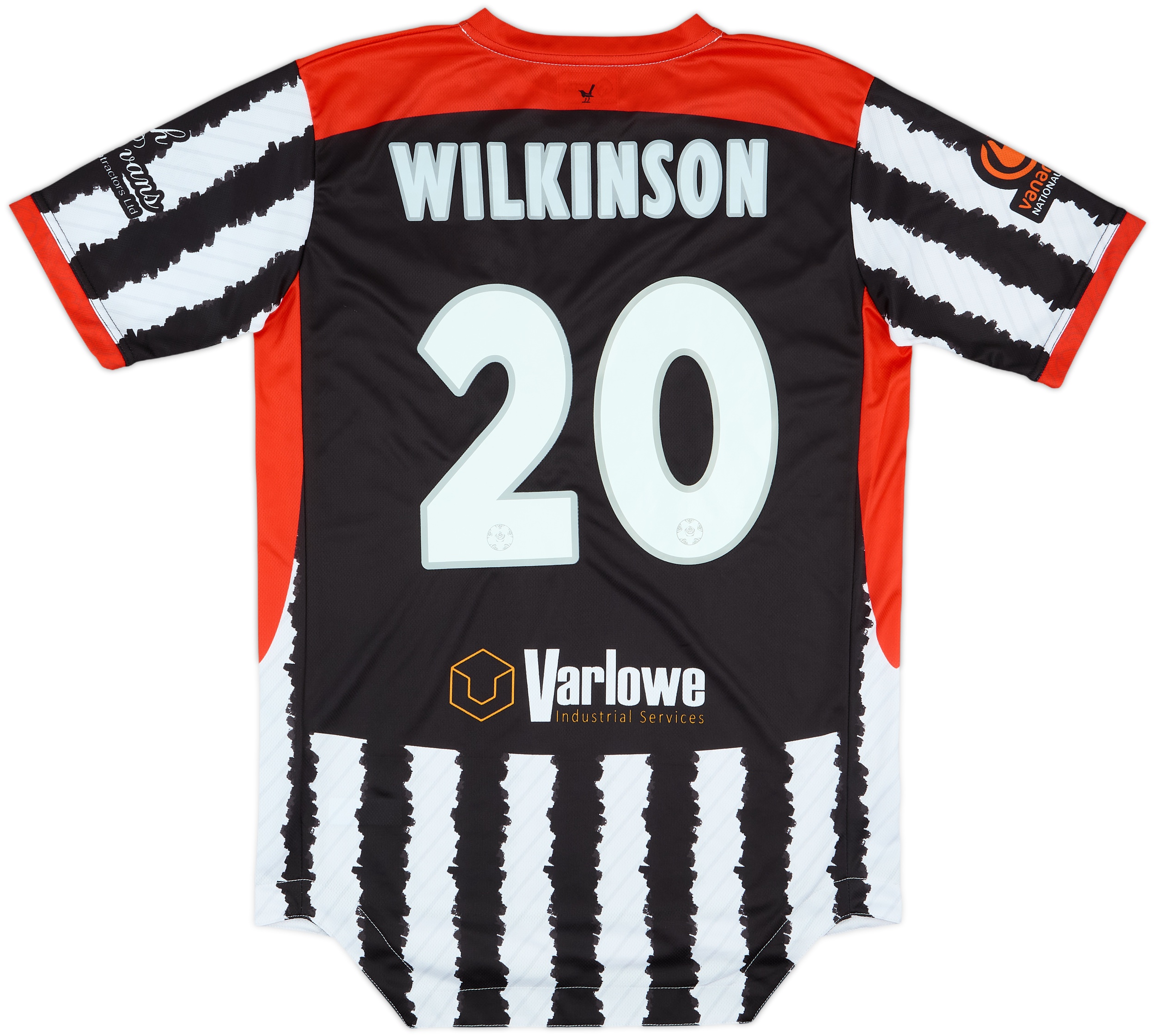 2024-25 Chorley Match Issue Home Shirt Wilkinson #20