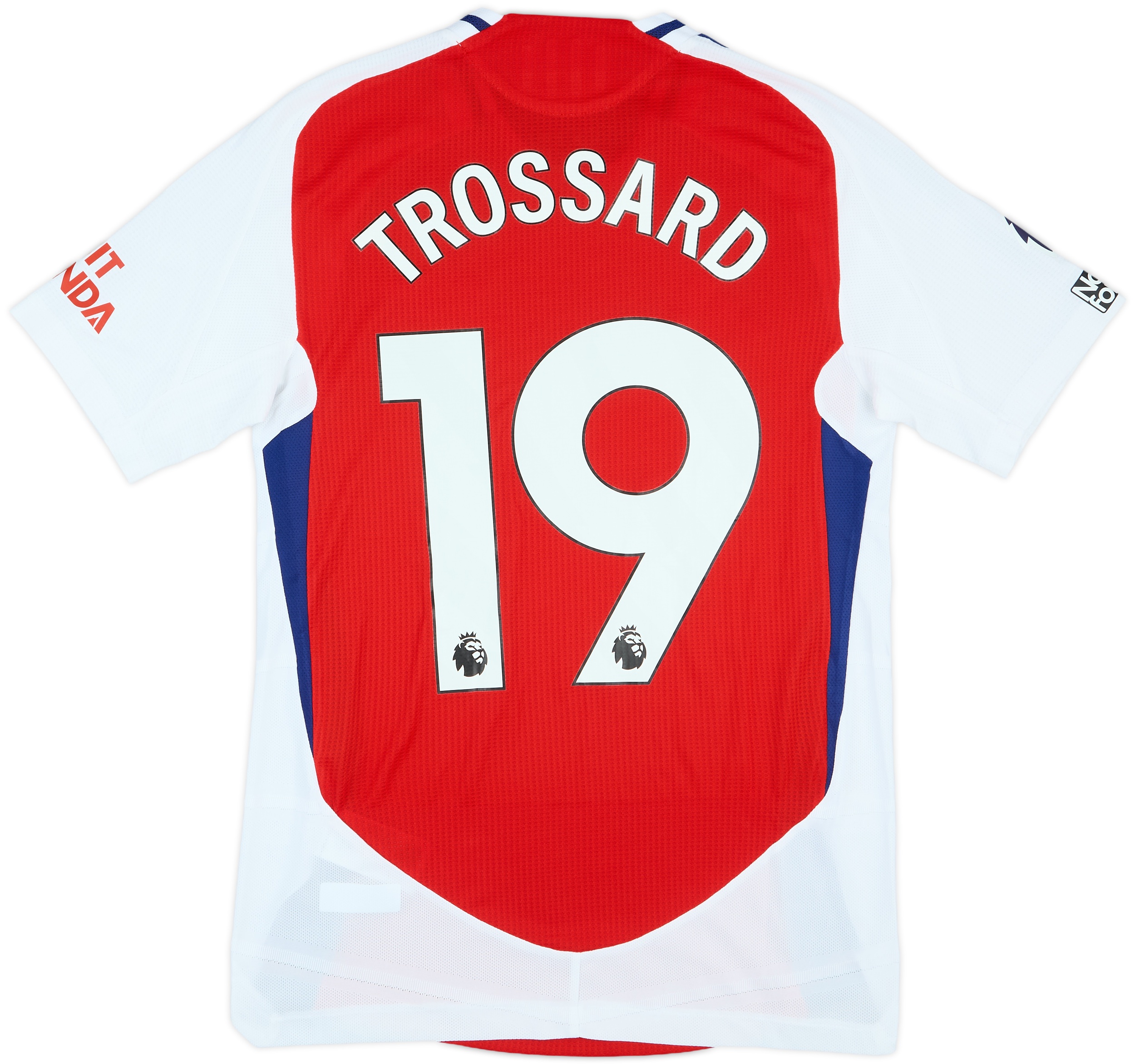 2024-25 Arsenal Match Issue Home Shirt Trossard #19