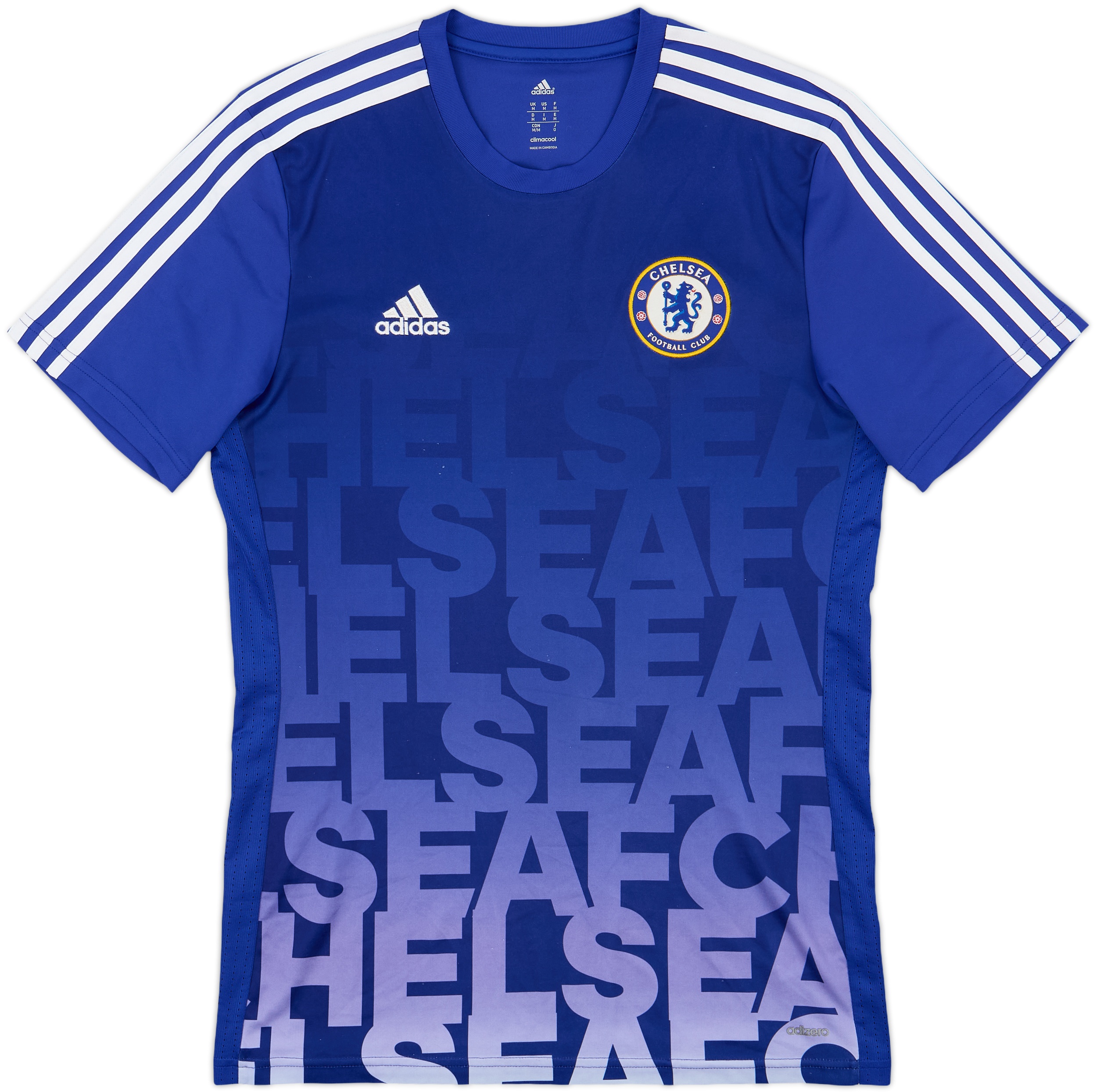 2015-16 Chelsea adidas Training Shirt - 9/10 - (M)