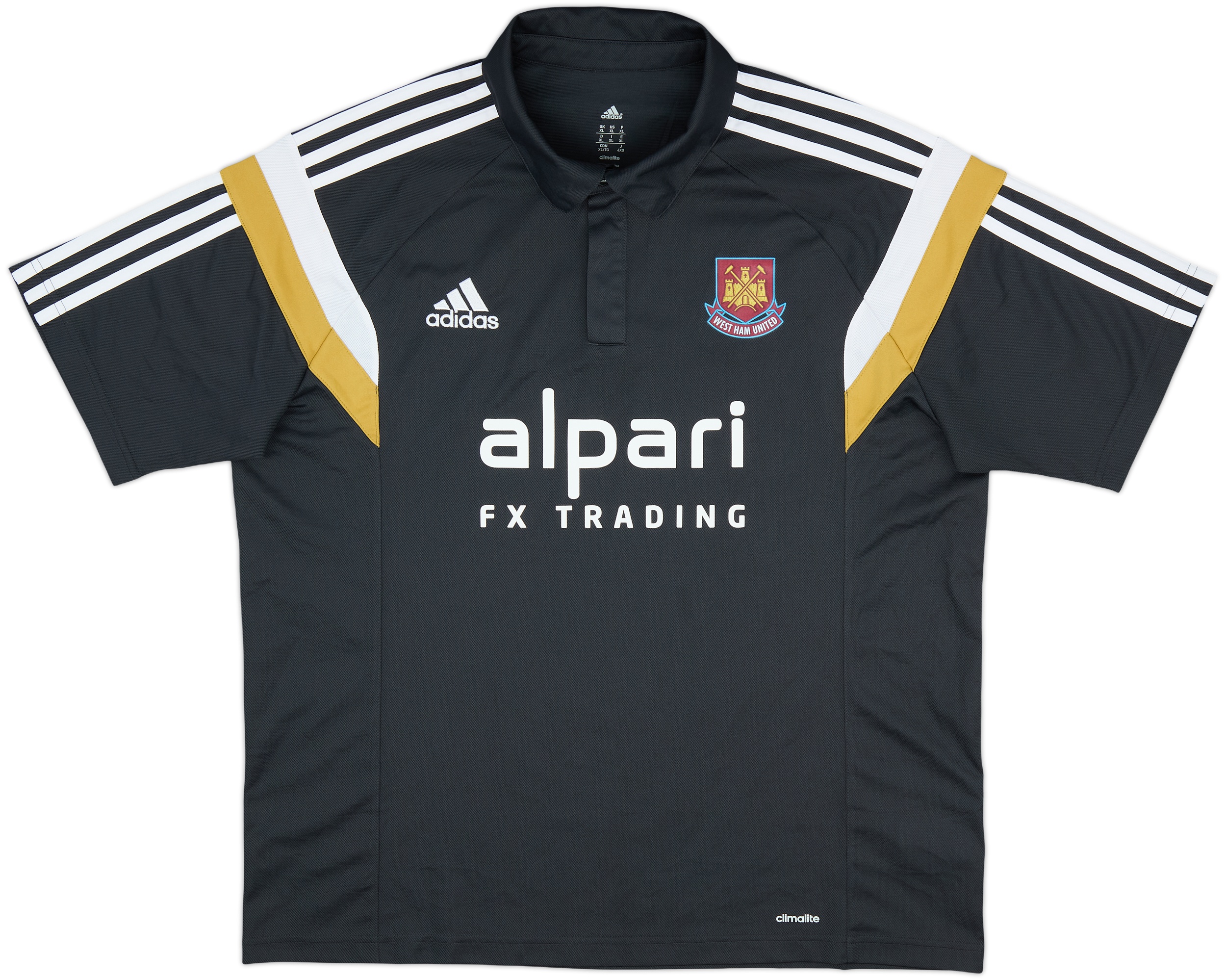 2014-15 West Ham adidas Polo Shirt - 9/10 - (XL)