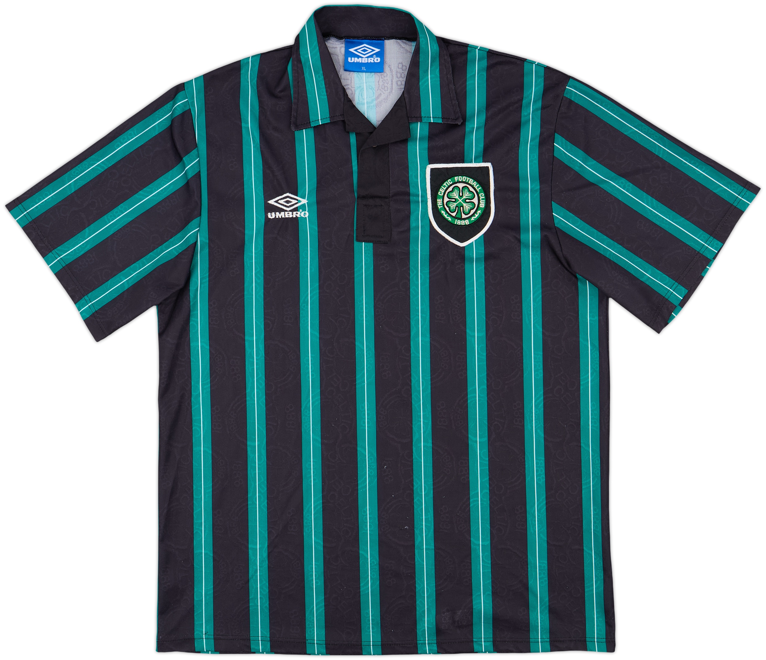 1992-93 Celtic Away Shirt - 8/10 - (XL)
