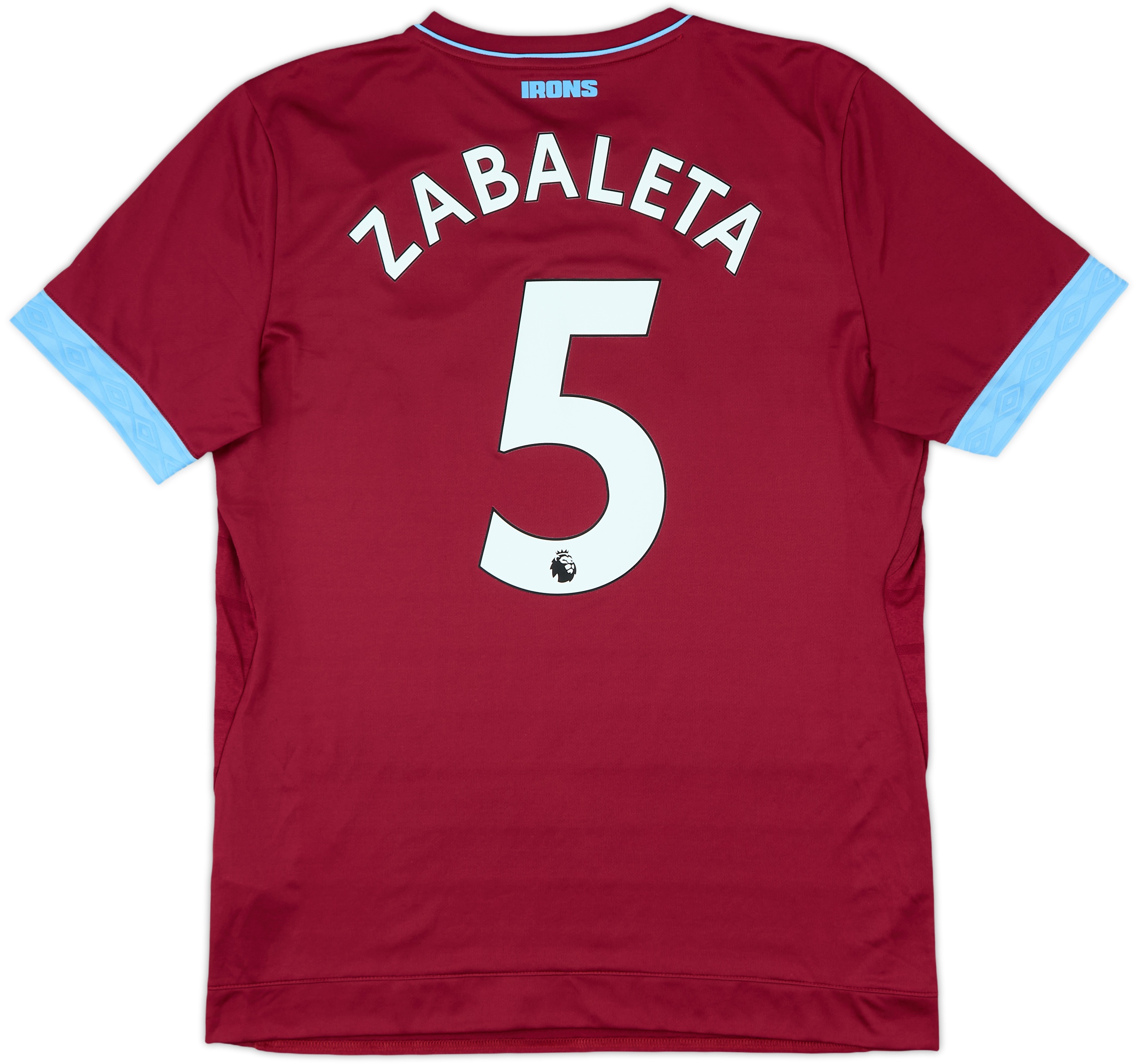 2018-19 West Ham Home Shirt Zabaleta #5 (L)