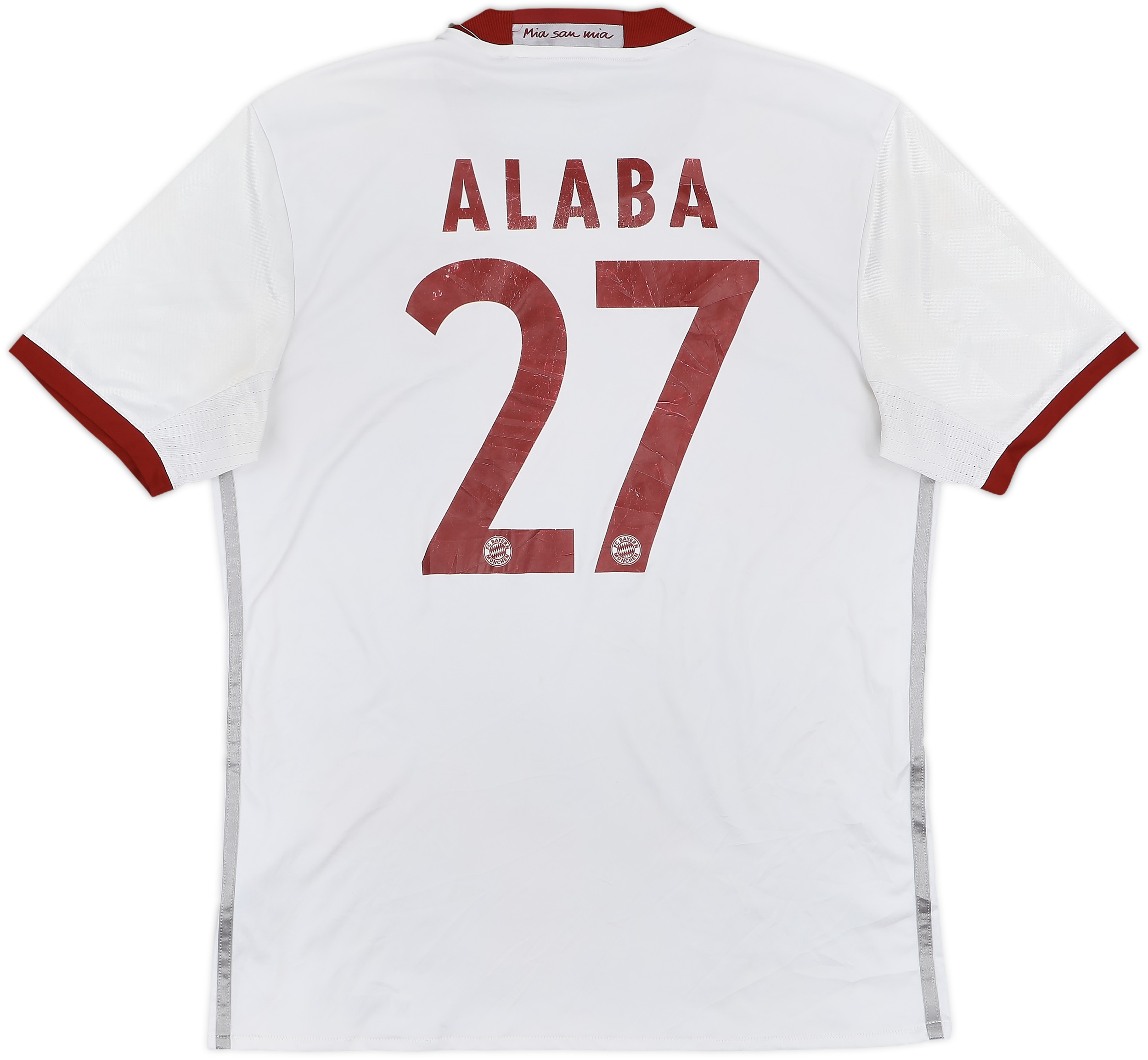 2016-17 Bayern Munich Third Shirt Alaba #27 - 4/10 - (M)