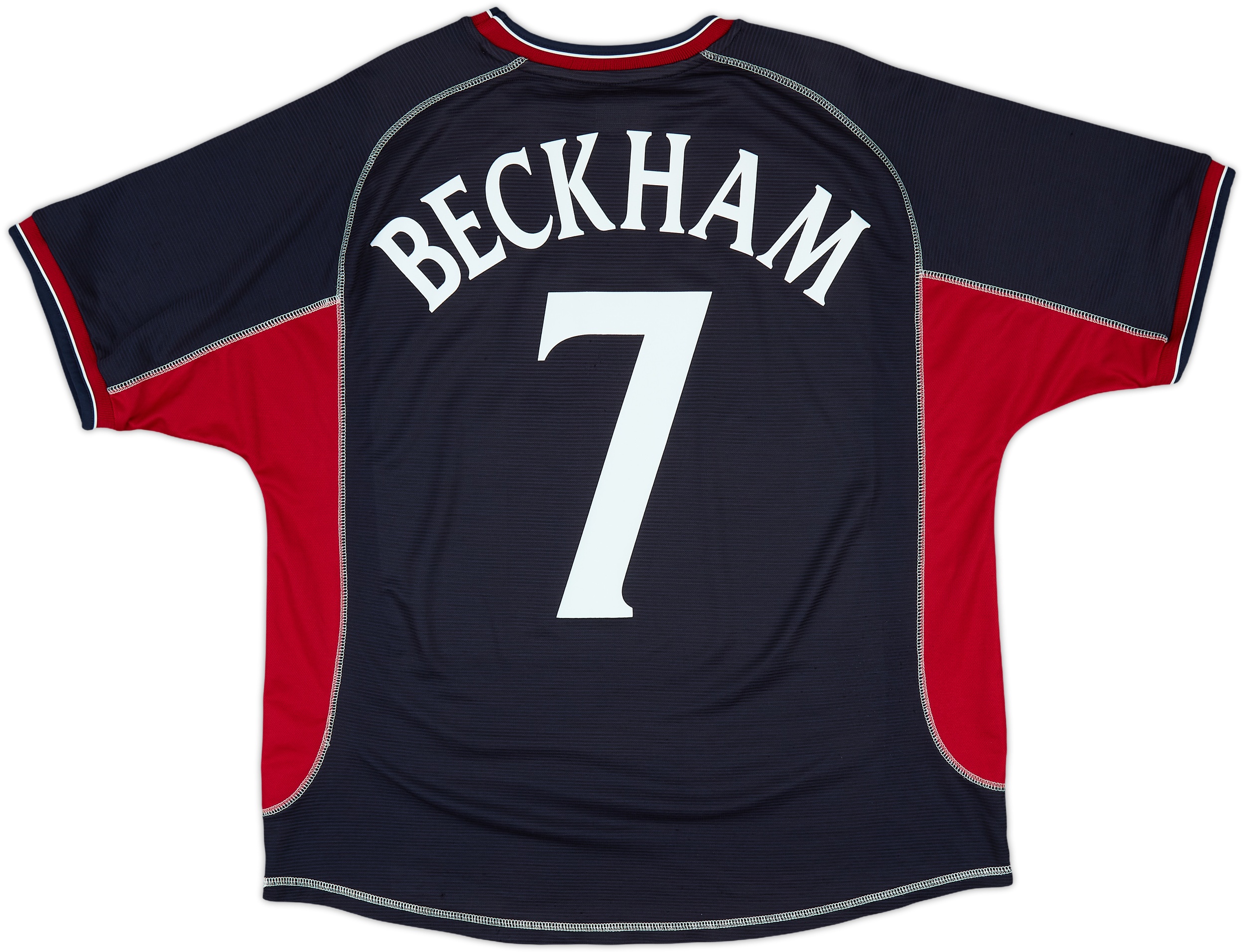 2000-01 Manchester United Third Shirt Beckham #7 - 9/10 - (L)