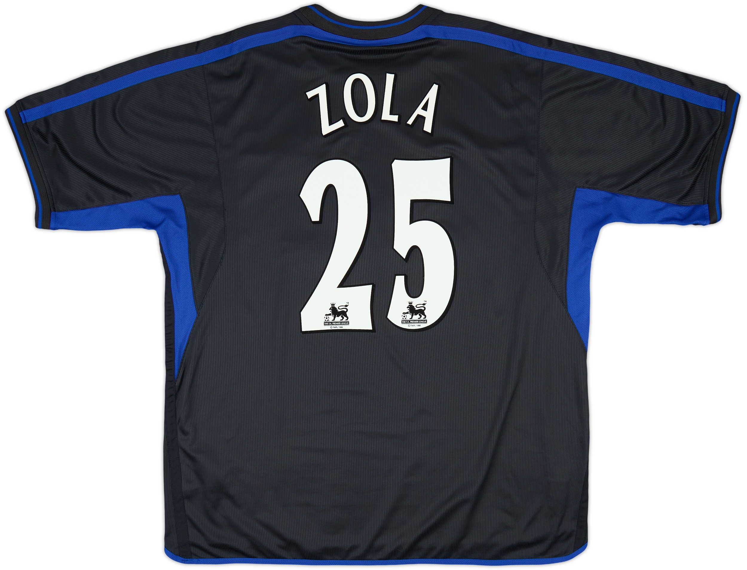 2002-04 Chelsea Away Shirt Zola #25 - 10/10 - (XXL)