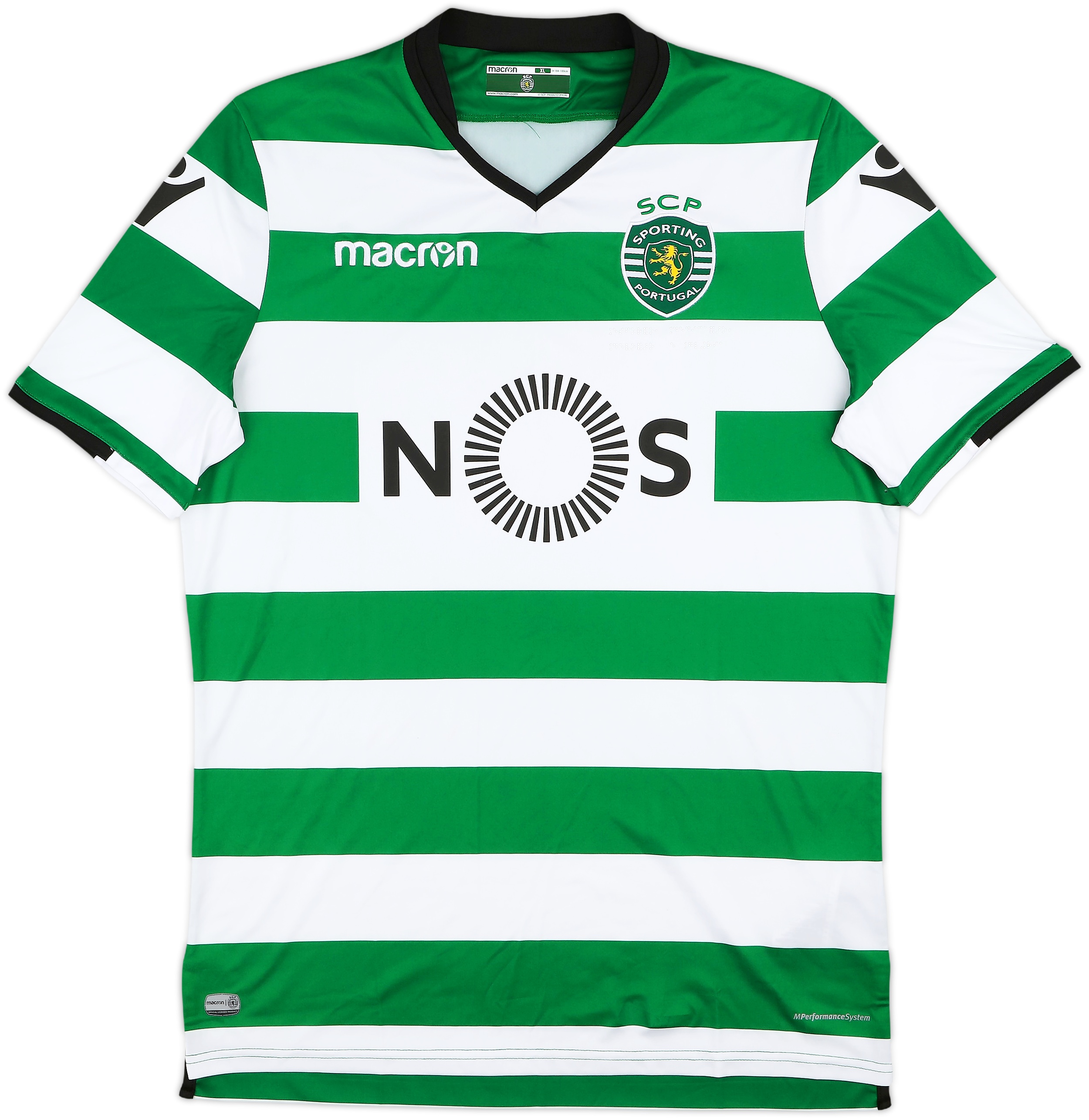2017-18 Sporting CP Home Shirt - 10/10 - (XL)
