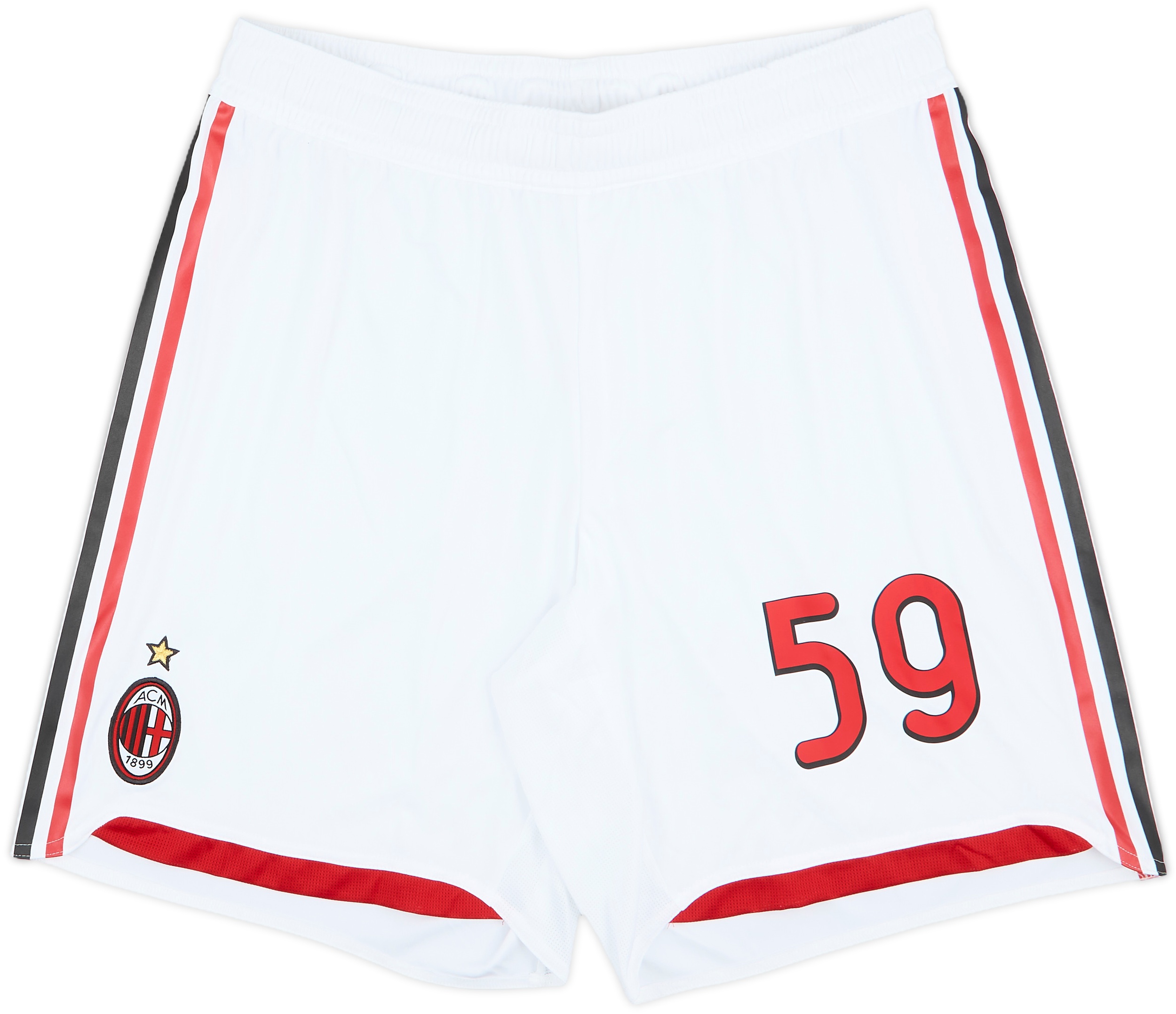 2009-10 AC Milan Player Issue Home Shorts #59 - 10/10 - (XL)