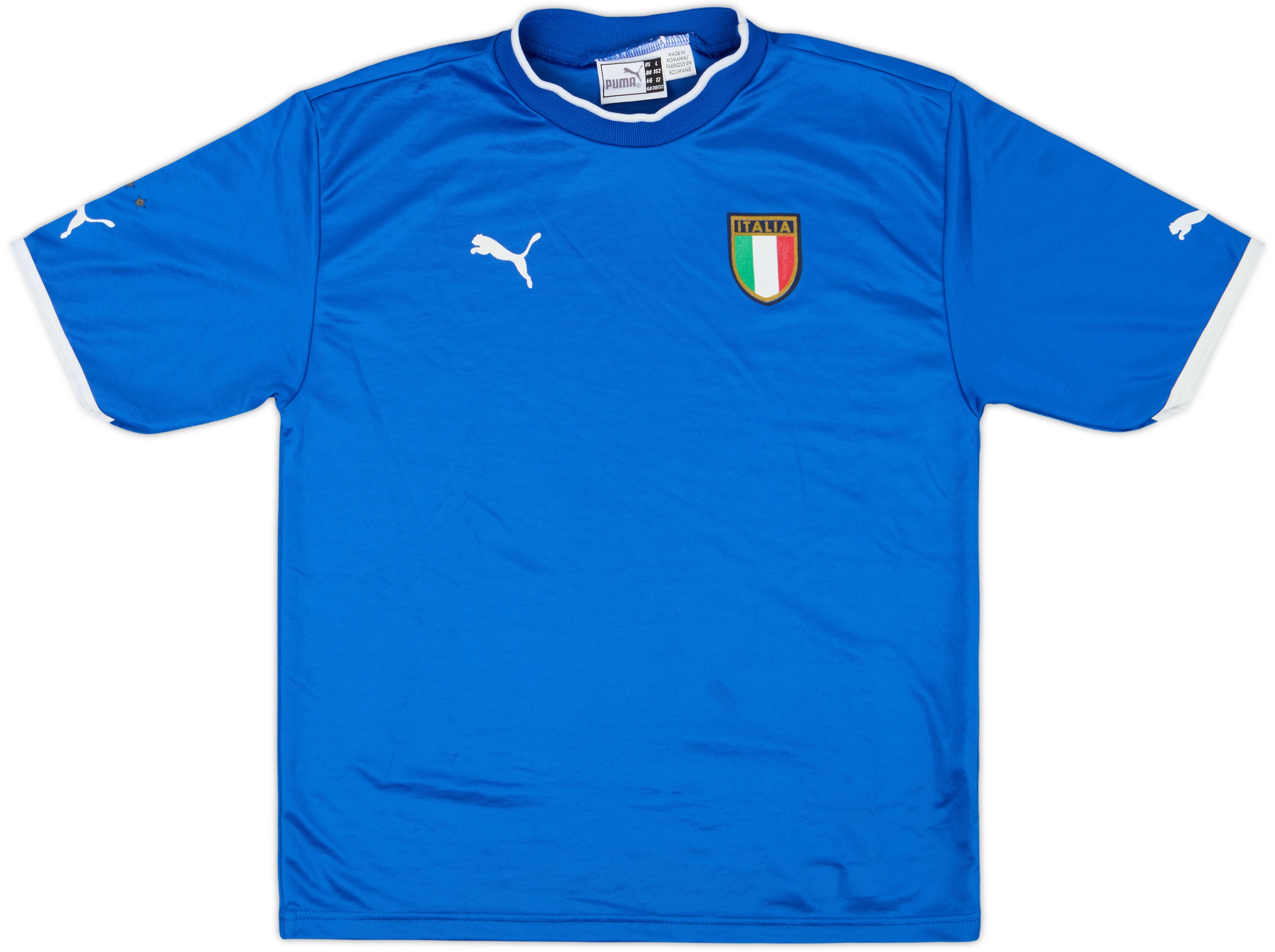 2003-04 Italy Basic Home Shirt - 6/10 - (L.Boys)