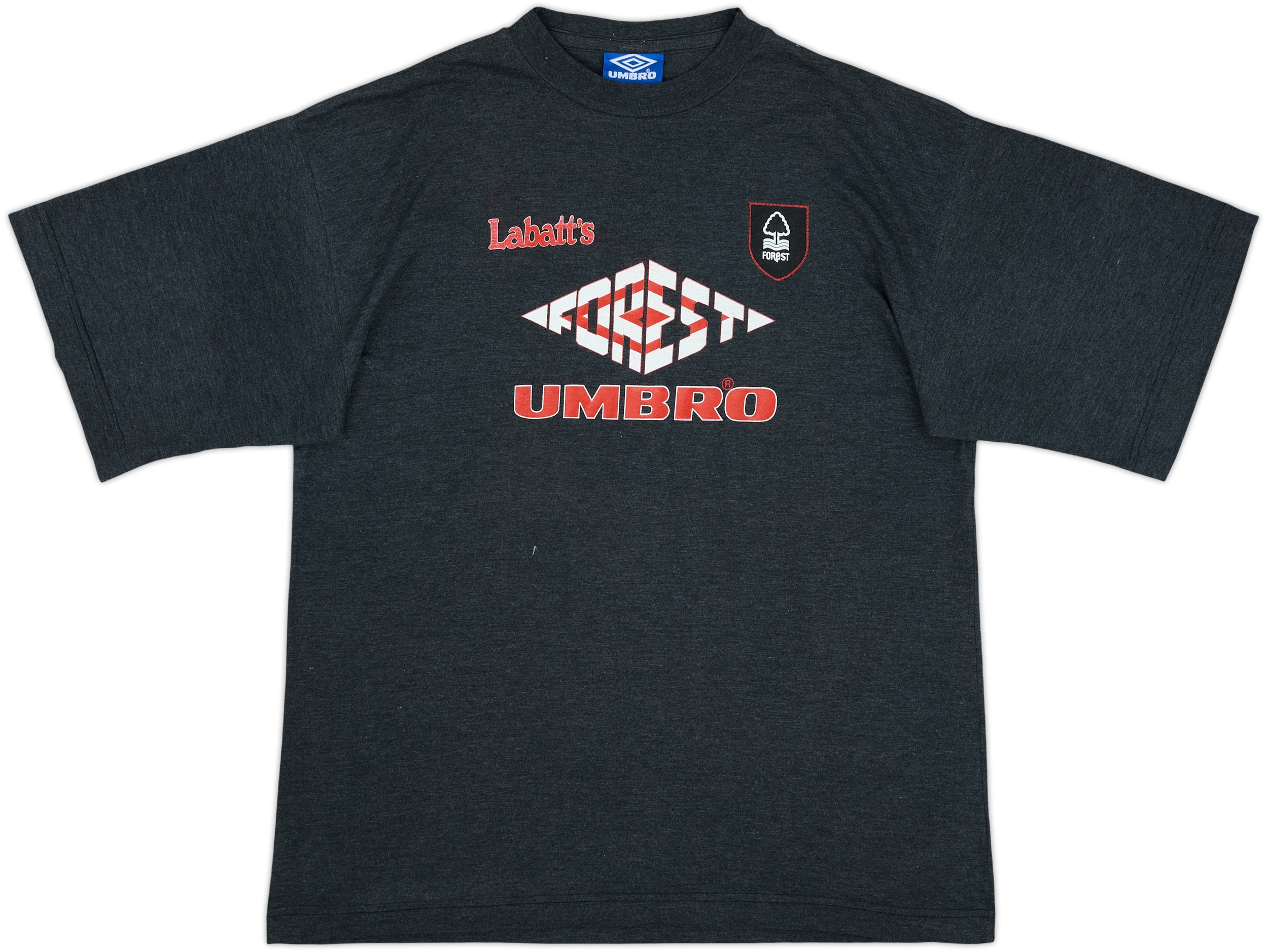 1996-97 Nottingham Forest Umbro Cotton Tee - 8/10 - (XL)