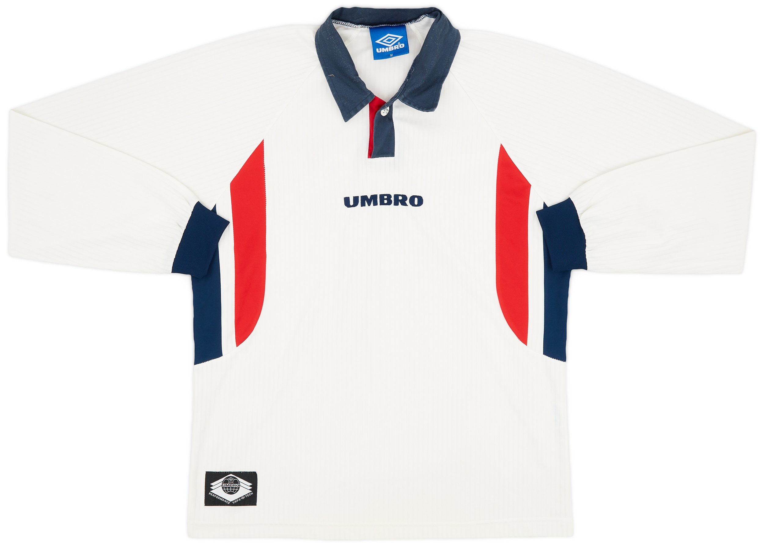 1998-00 Umbro Template L/S Shirt (England) - 7/10 - (M)