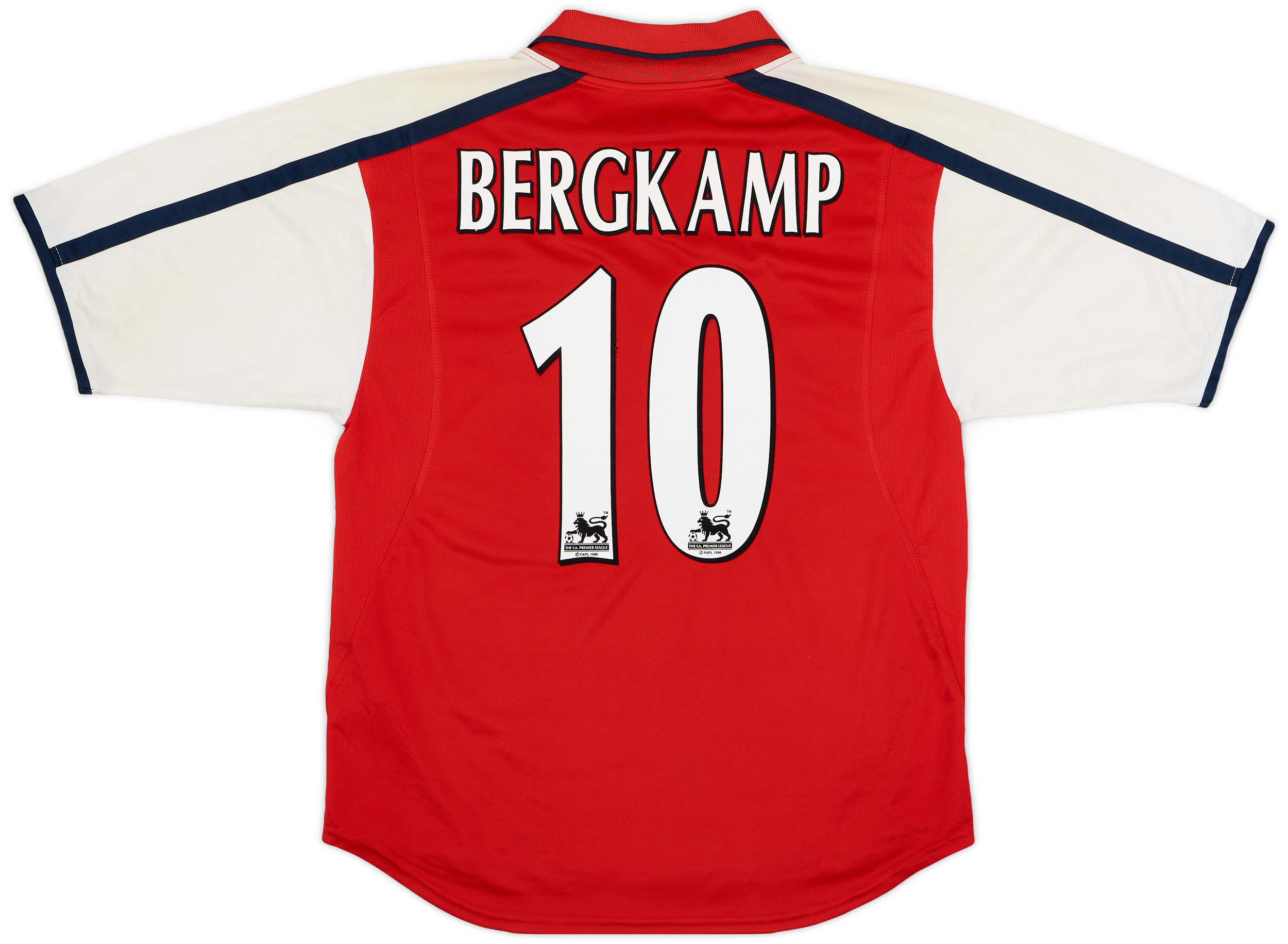 2000-02 Arsenal Home Shirt Bergkamp #10 - 7/10 - (M)