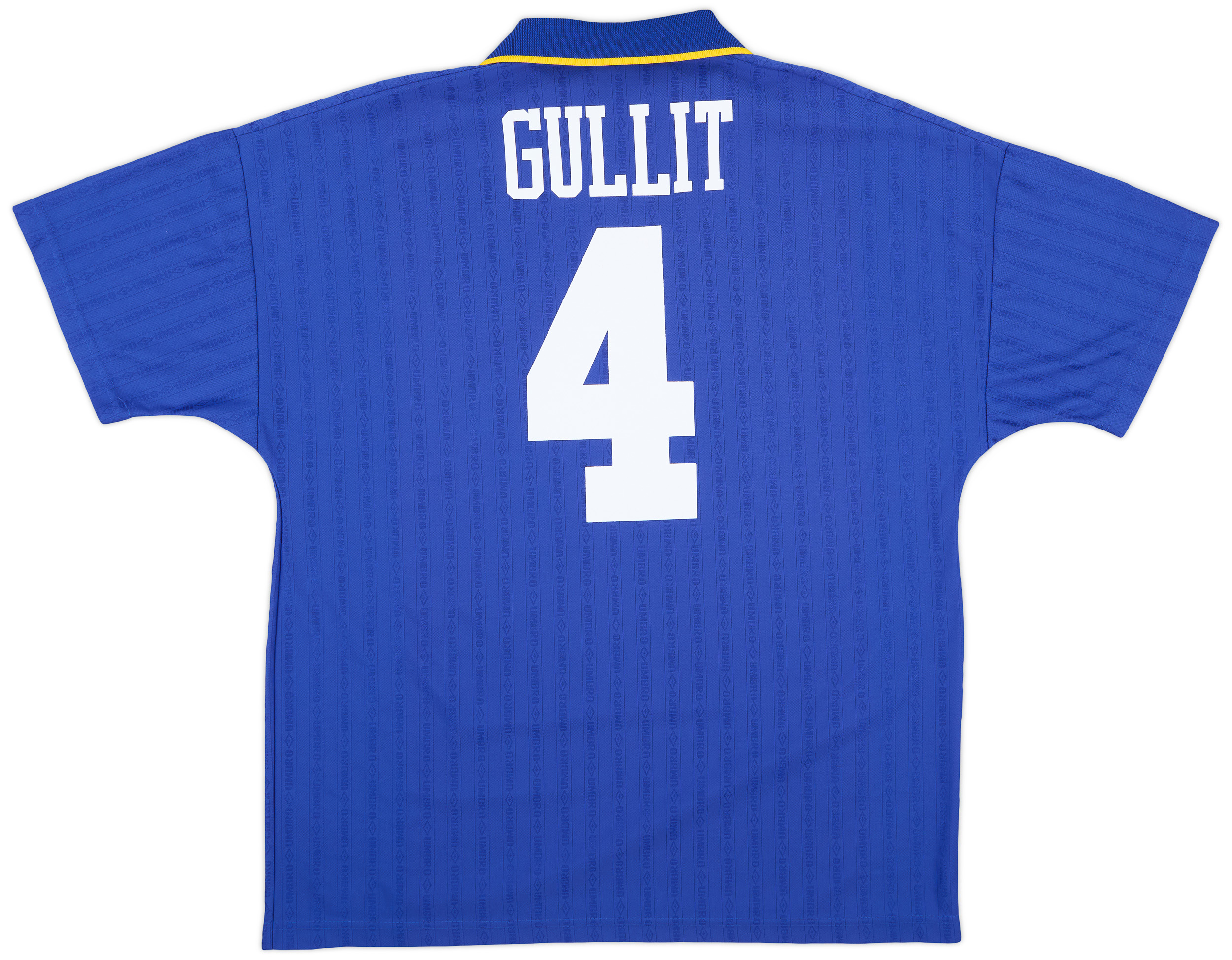 1995-97 Chelsea Home Shirt Gullit #4 - 7/10 - (XL)