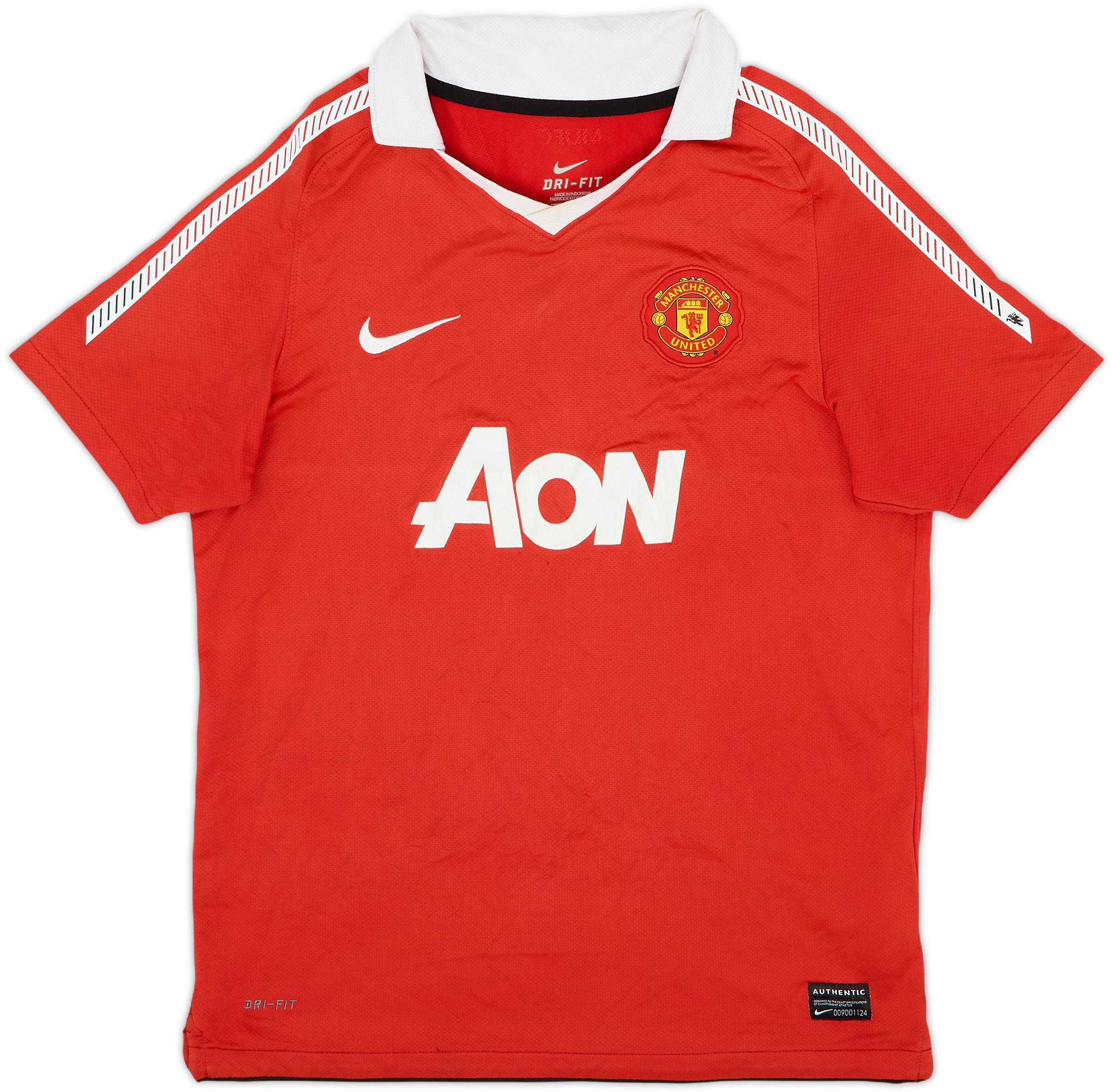 2010-11 Manchester United Home Shirt - 7/10 - (L.Boys)