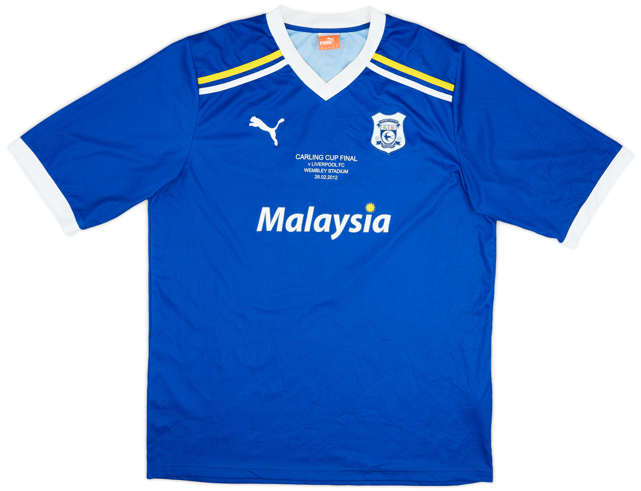 2011-12 Cardiff 'Carling Cup Final' Home Shirt - 9/10 - (XXL)