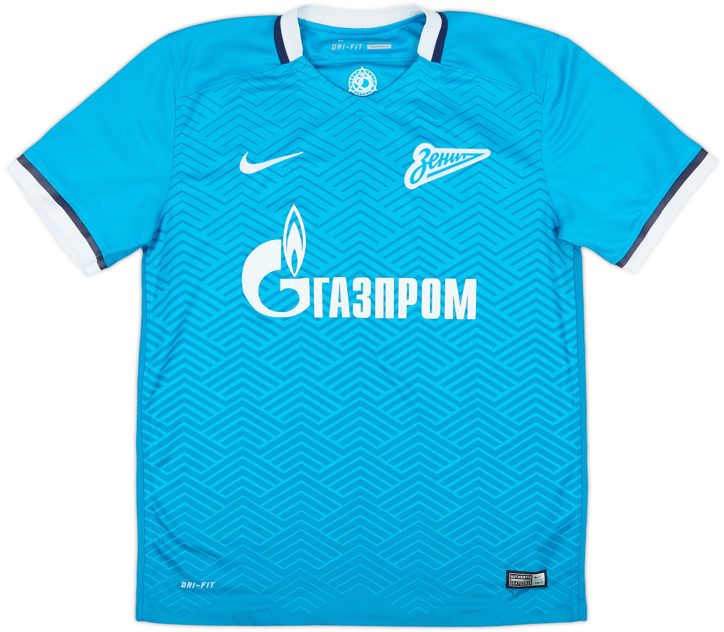 2015-16 Zenit St. Petersburg Home Shirt - 9/10 - (M)