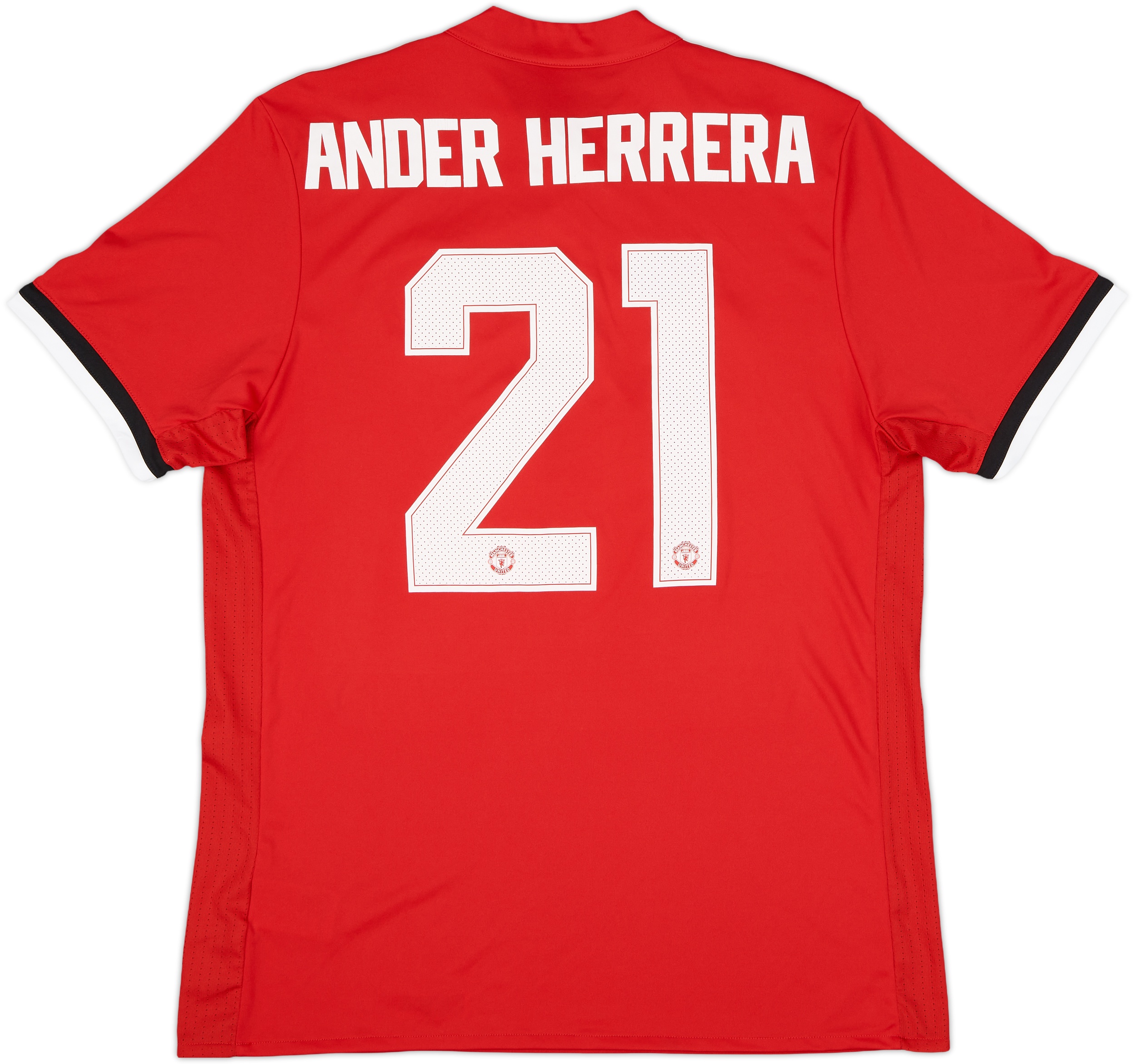 2017-18 Manchester United Home Shirt Ander Herrera #21 - 7/10 - (L)