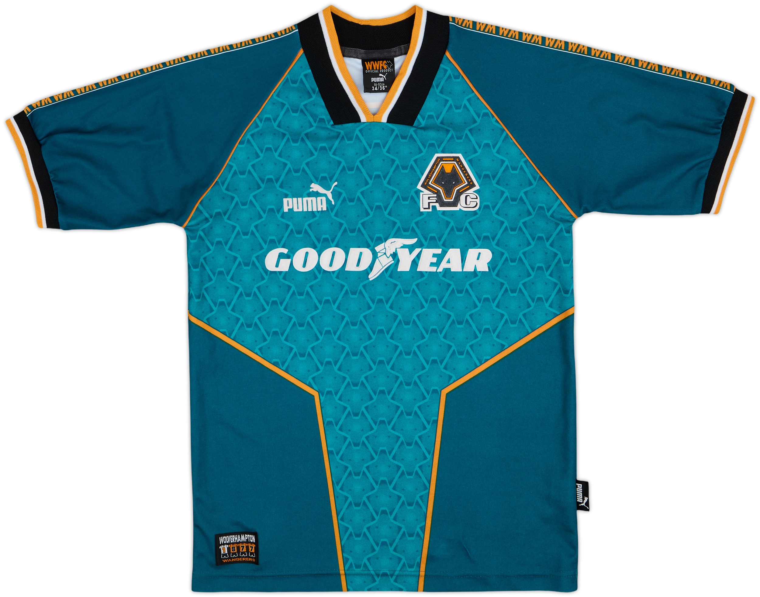 1996-97 Wolves Away Shirt - 8/10 - (XS)