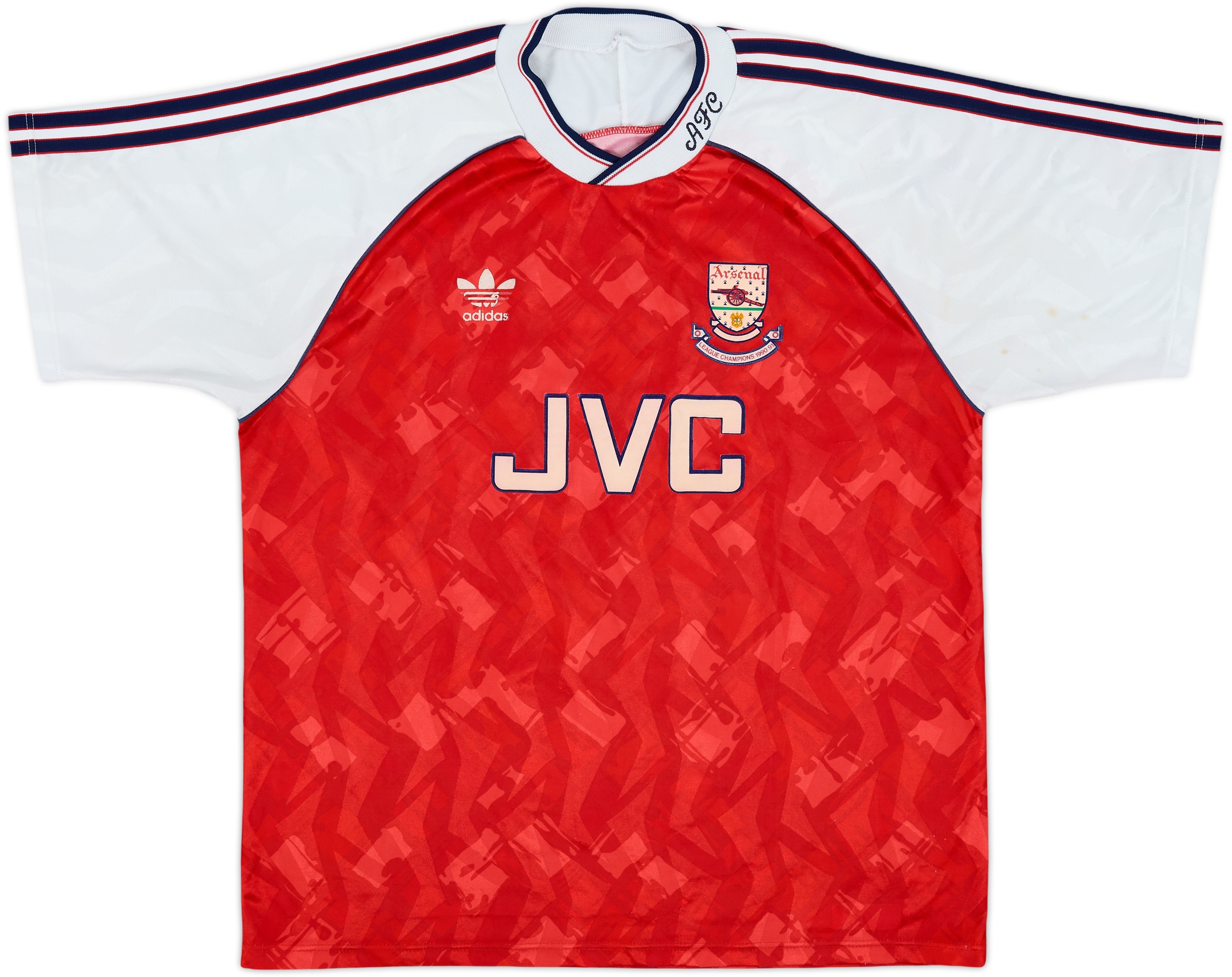 1990-92 Arsenal 'League Champions' Home Shirt - 5/10 - (XL)