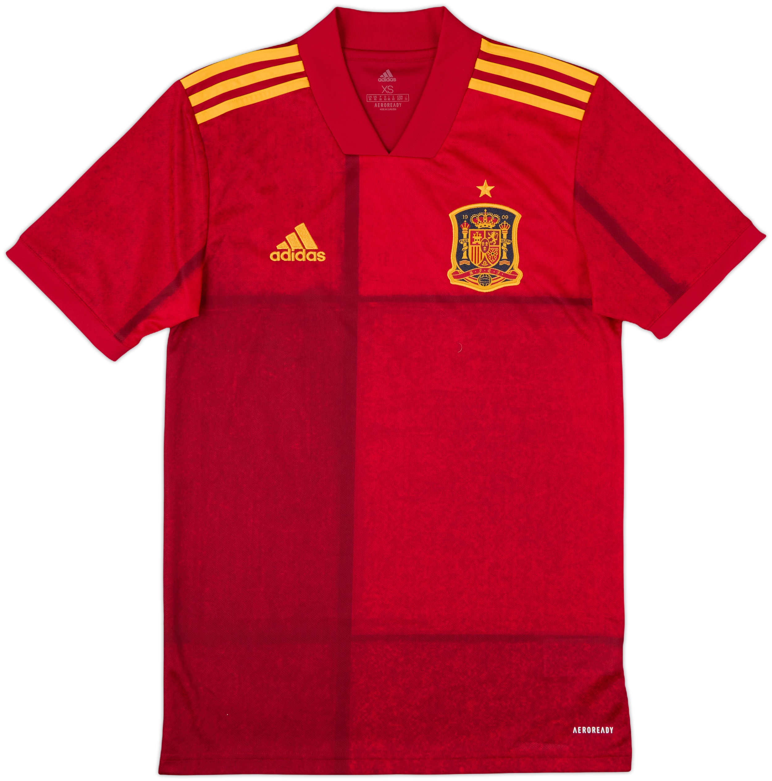 2020-21 Spain Home Shirt - 9/10 - (XS)