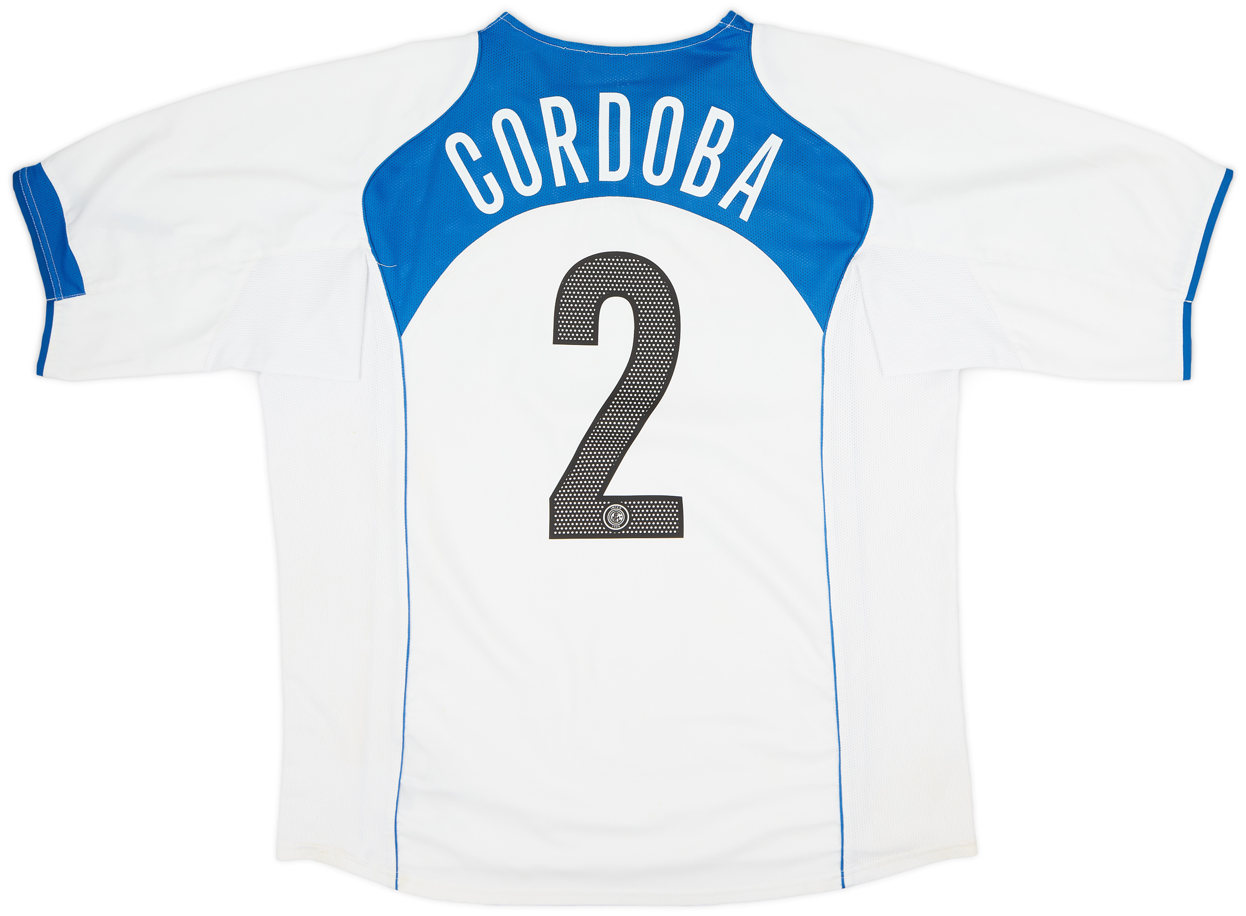 2004-05 Inter Milan Away Shirt Cordoba #2 - 8/10 - (XL)