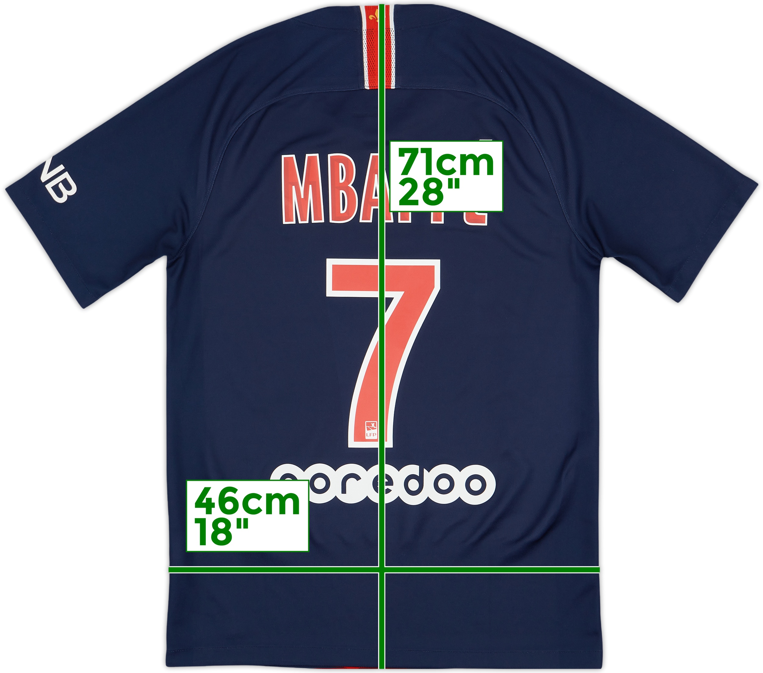 2018-19 Paris Saint-Germain Home Shirt Mbappe #7 - 8/10 - (S) 2018-19 Paris Saint-Germain Home Shirt Mbappe #7 - 8/10 - (S)
